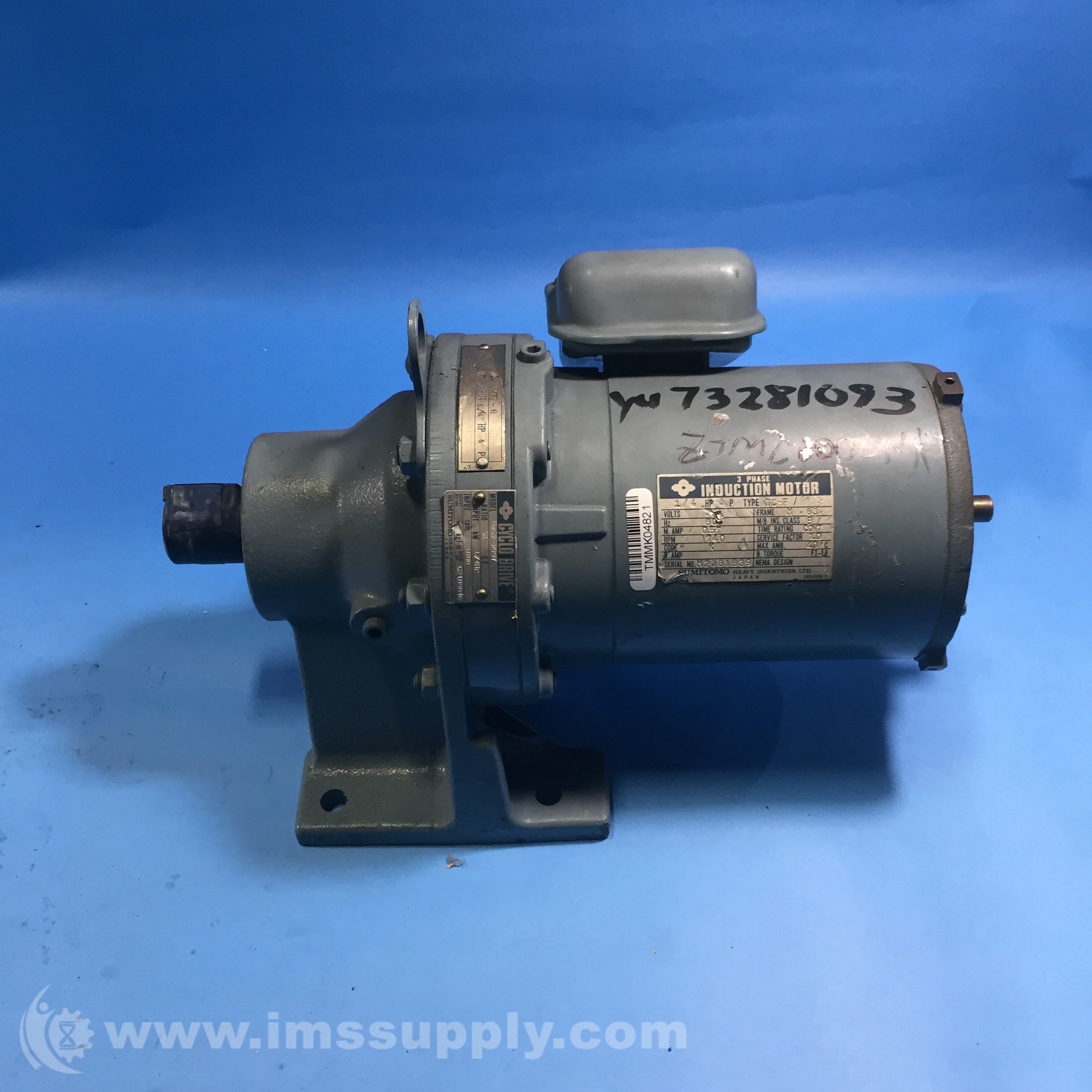 Sumitomo HM02-209Y Cyclo Drive Induction Motor - IMS Supply