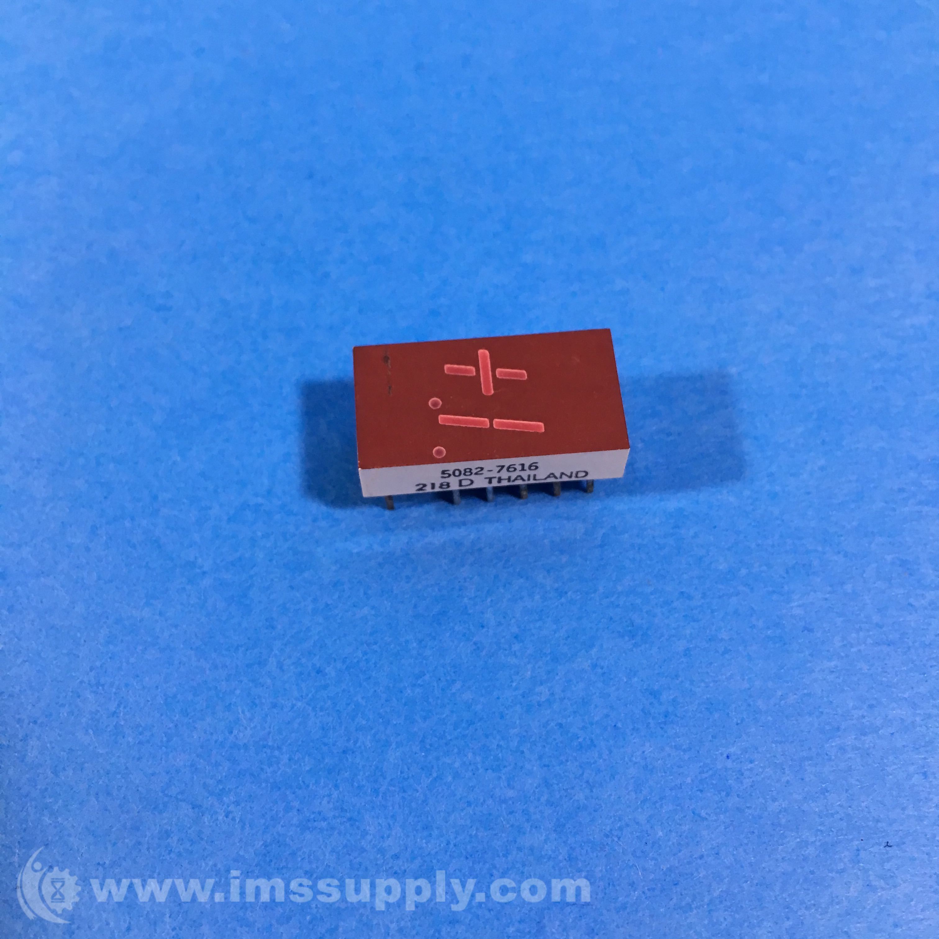 Agilent 5082-7616 Display, .3, +/-1, Common Cathode, Red - IMS Supply