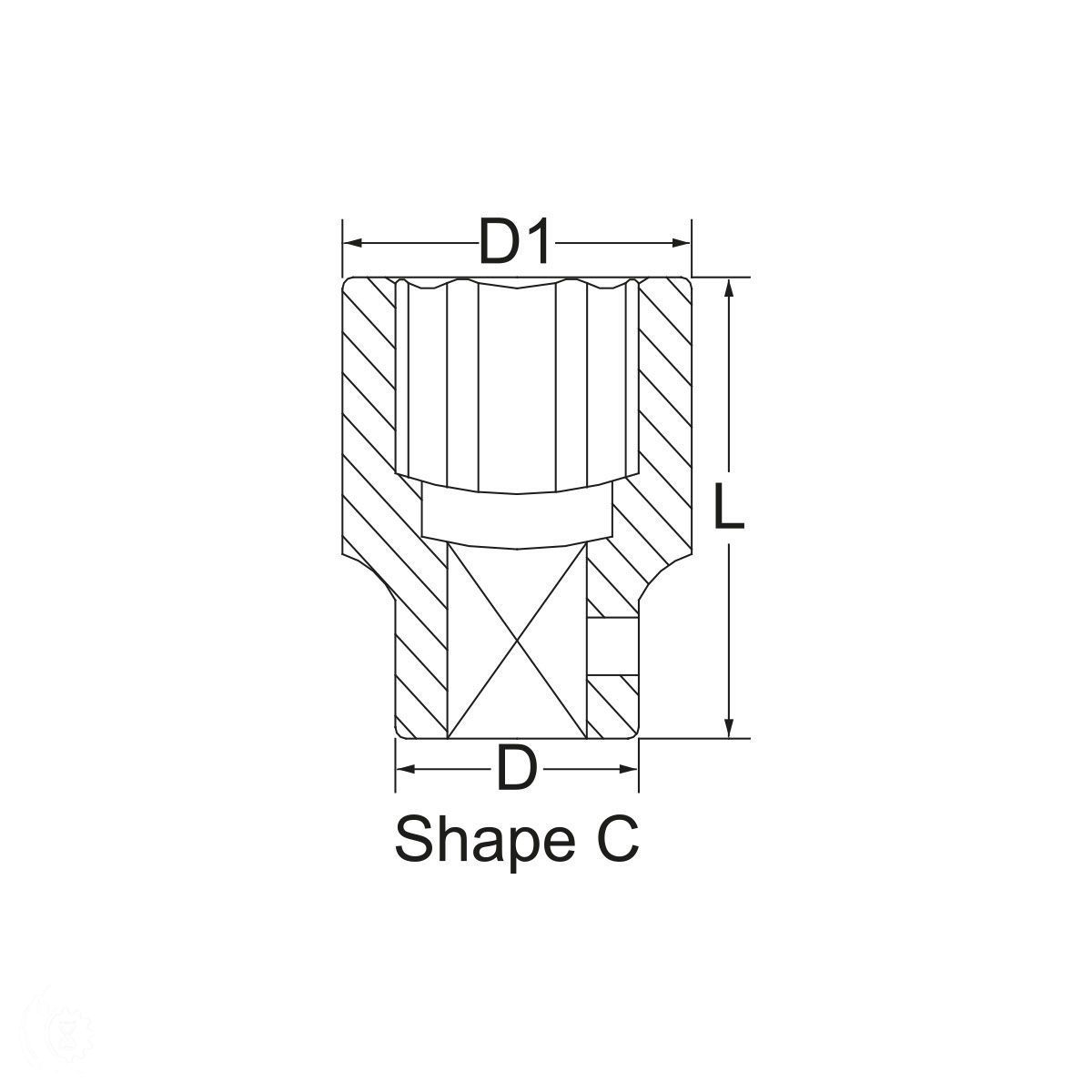 Chicago Pneumatic S832 1 Drive Standard Impact Socket 2 - IMS Supply