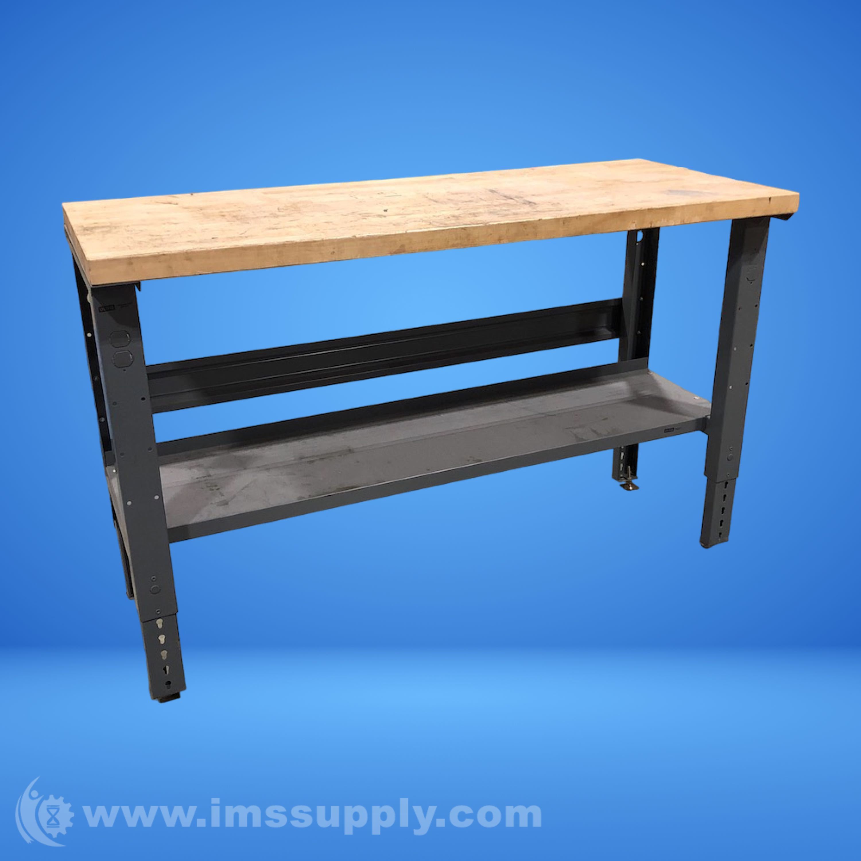 Uline H-6864-WOOD Industrial Packing Table - 60 x 24 - IMS Supply