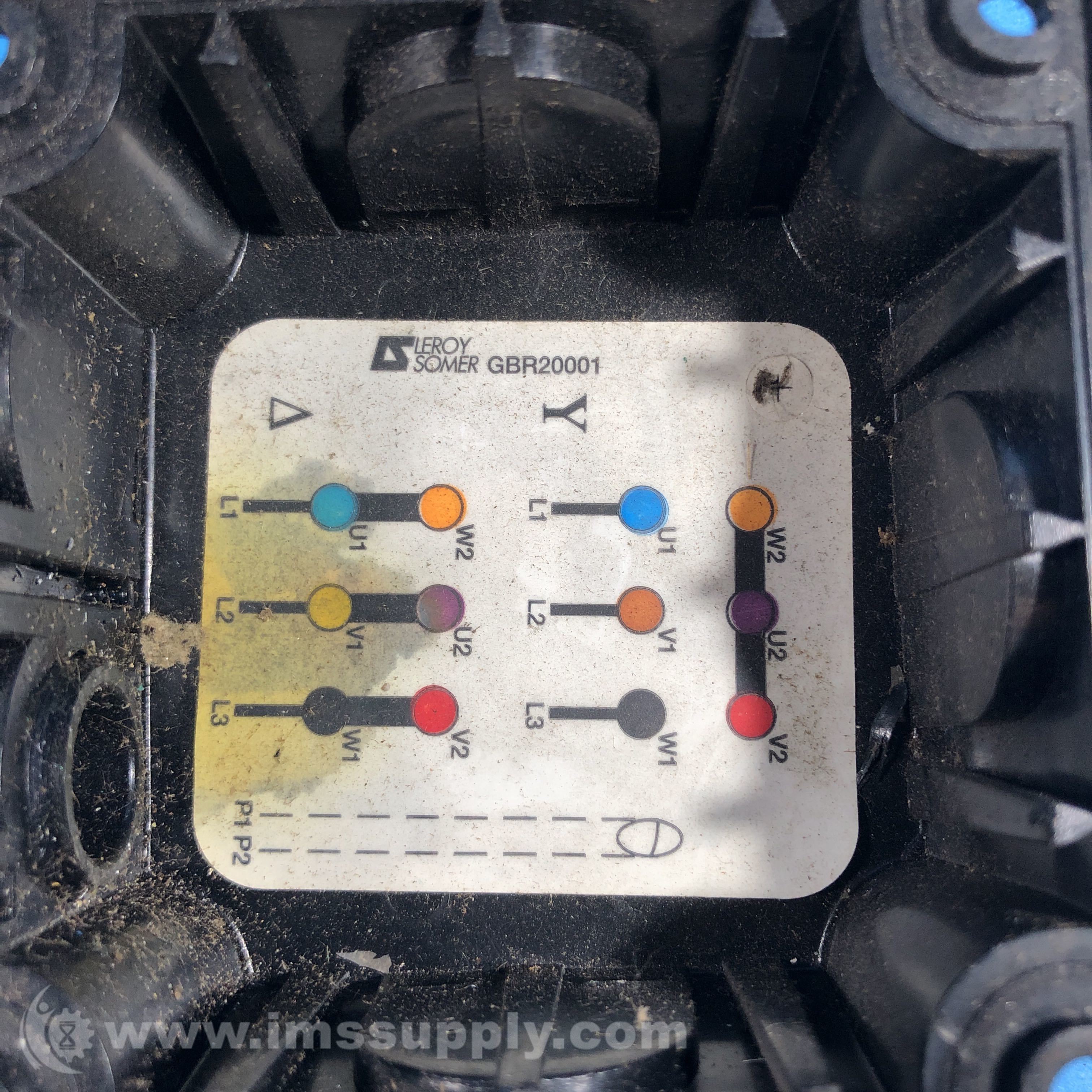 Leroy Somer GBR20001 Motor Wire Cover Box - IMS Supply