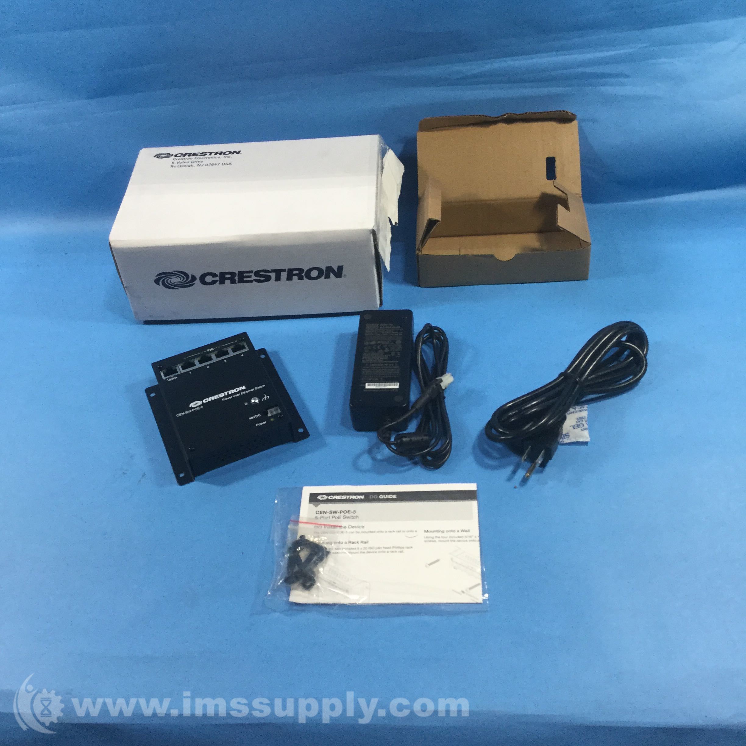 Crestron CEN-SW-POE-5 Power over Ethernet Switch - IMS Supply
