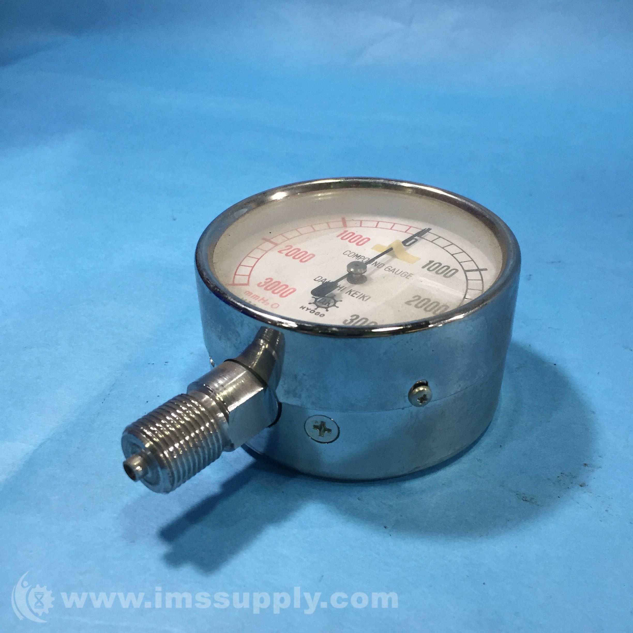 Daiichi Keiki 03644 Compound Pressure Gauge - IMS Supply
