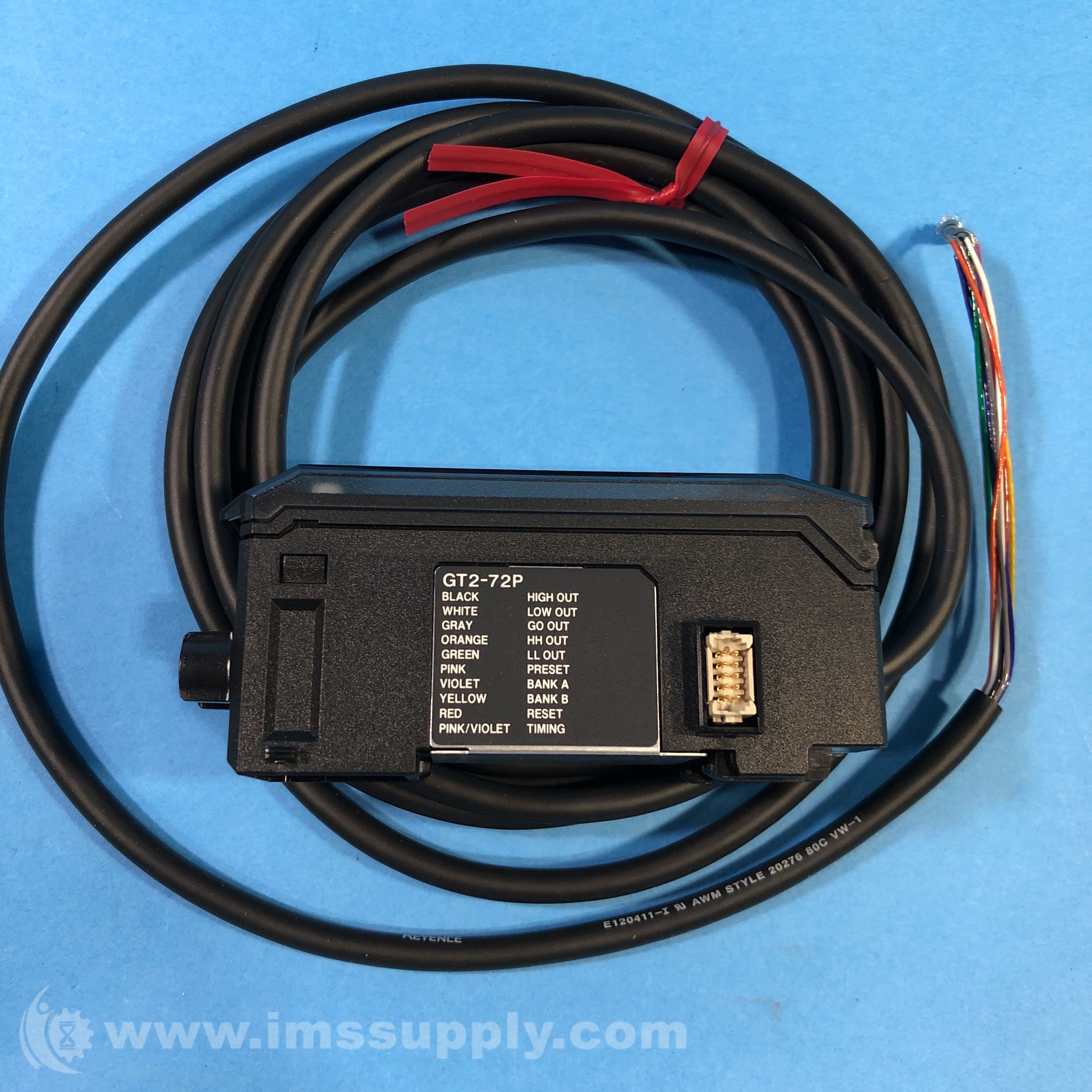 Keyence GT2-72P Amplifier Unit, DIN Rail Type, PNP - IMS Supply