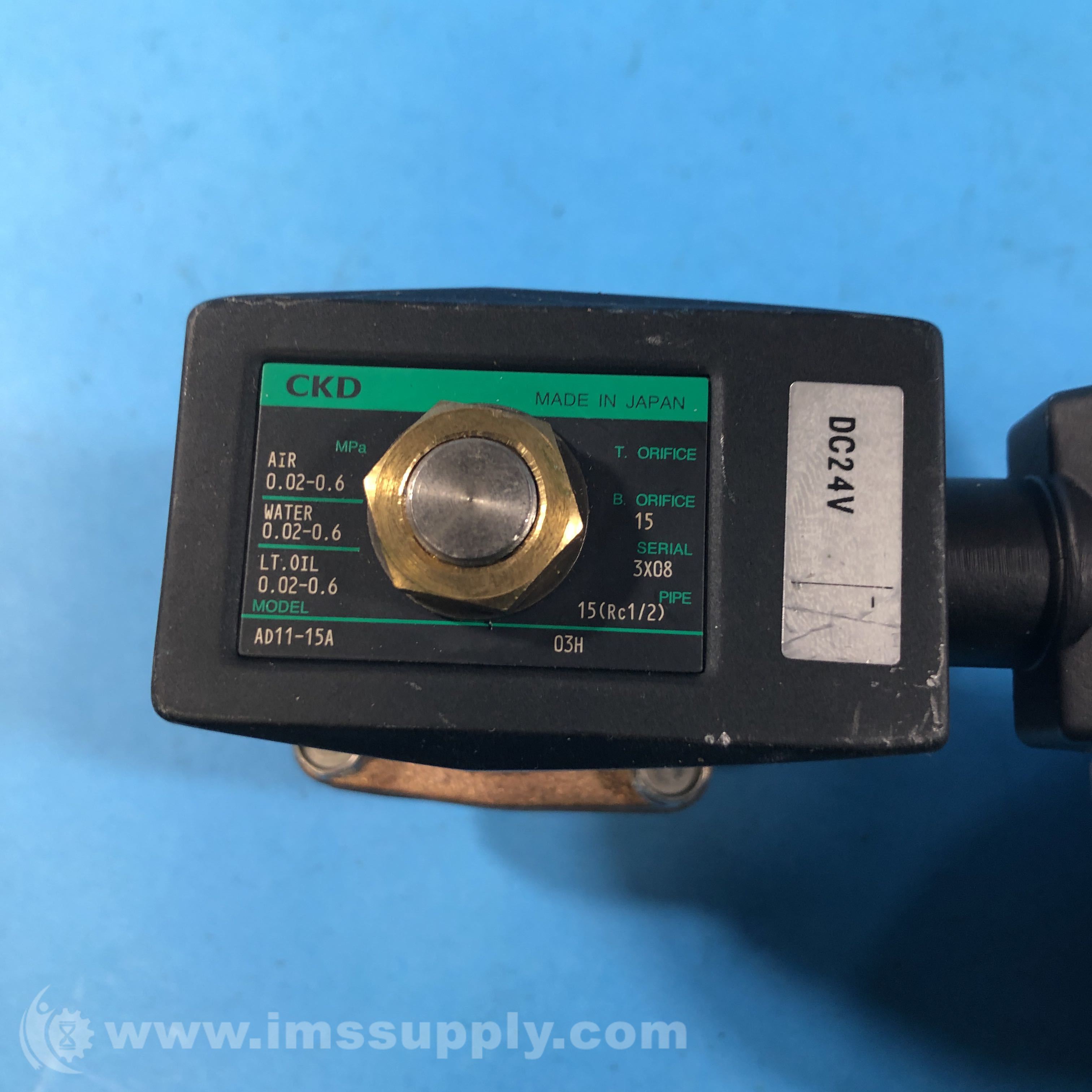 CKD AD11-15A Solenoid Valve - IMS Supply