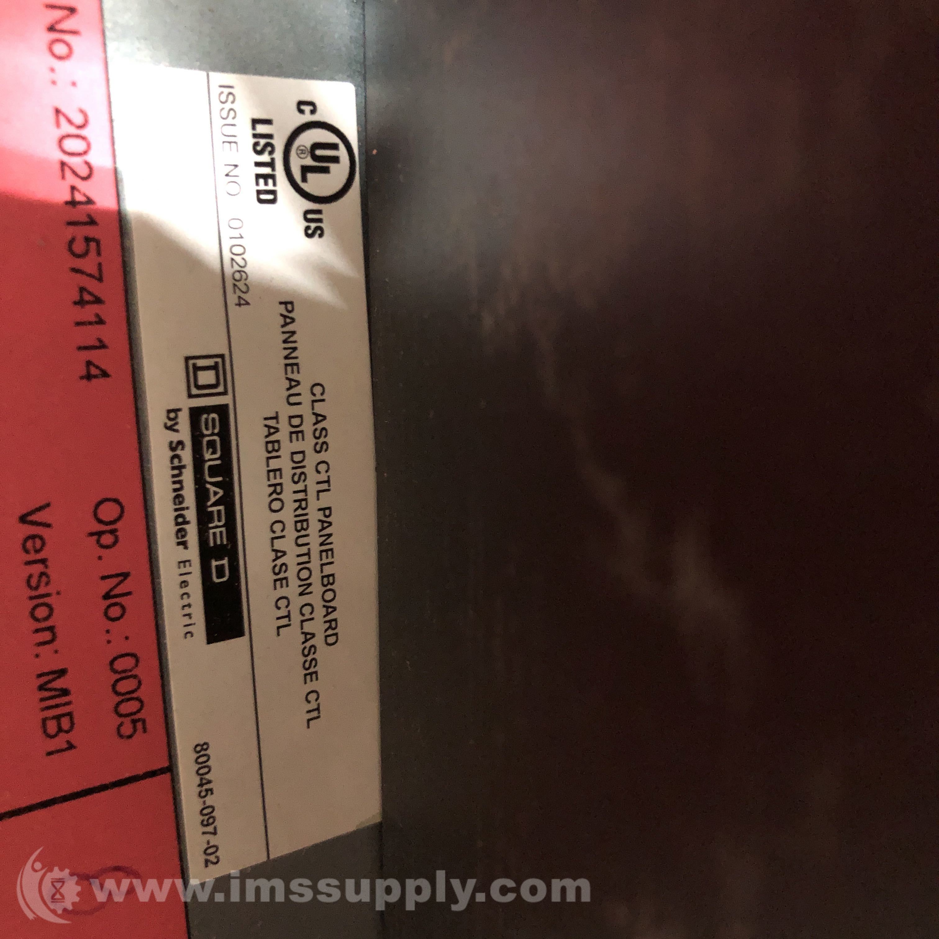 square d ml panelboard