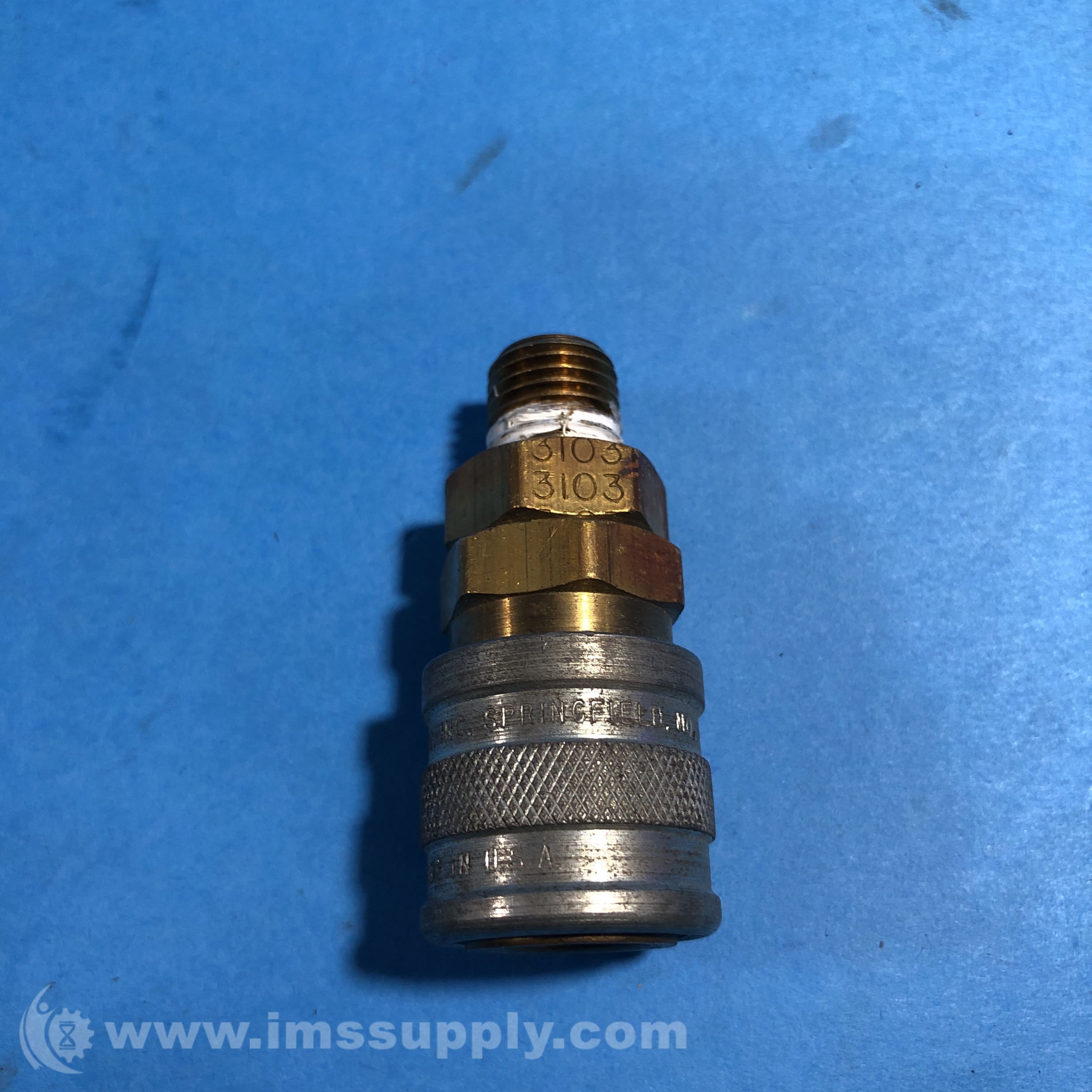 Foster 3103, 3 Series, Industrial Coupler, Manual, 1/4 Male NPT - IMS ...