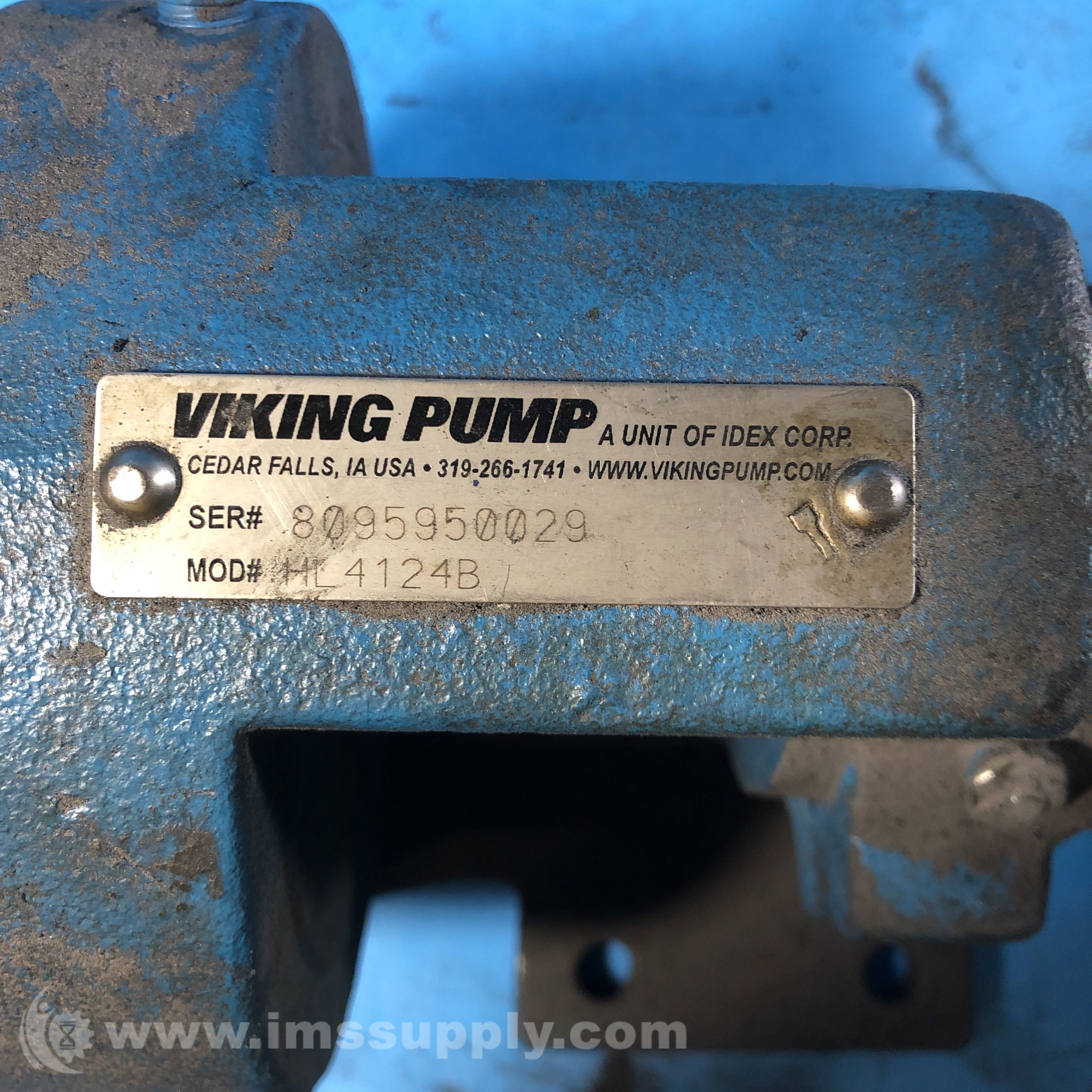 Viking Pump HL4124B Viking Rotary Gear Reduced Pump, 1 ½ HP - IMS Supply
