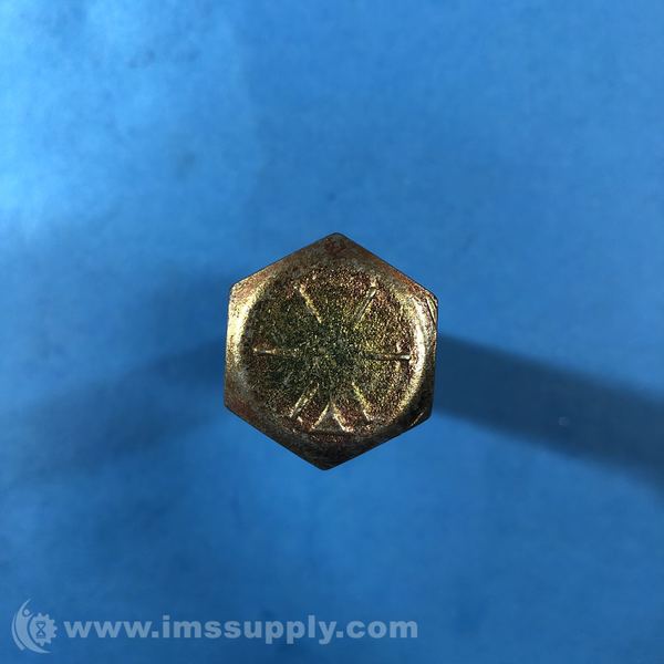 Infasco Hex Head Grade 8 Yellow Zinc Partially Threaded Screw - IMS Supply