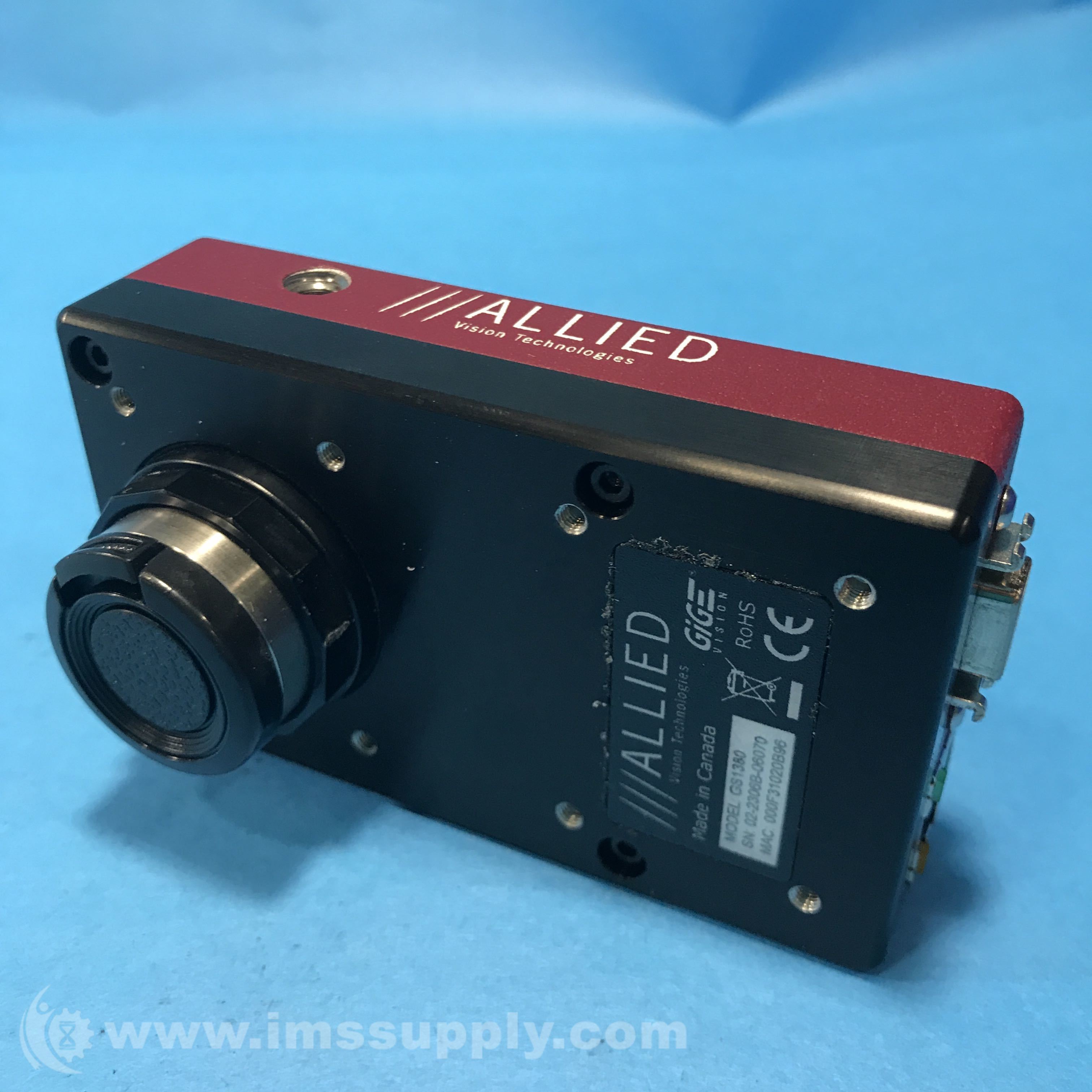 Allied Vision GS1380 GigE Vision Camera - IMS Supply