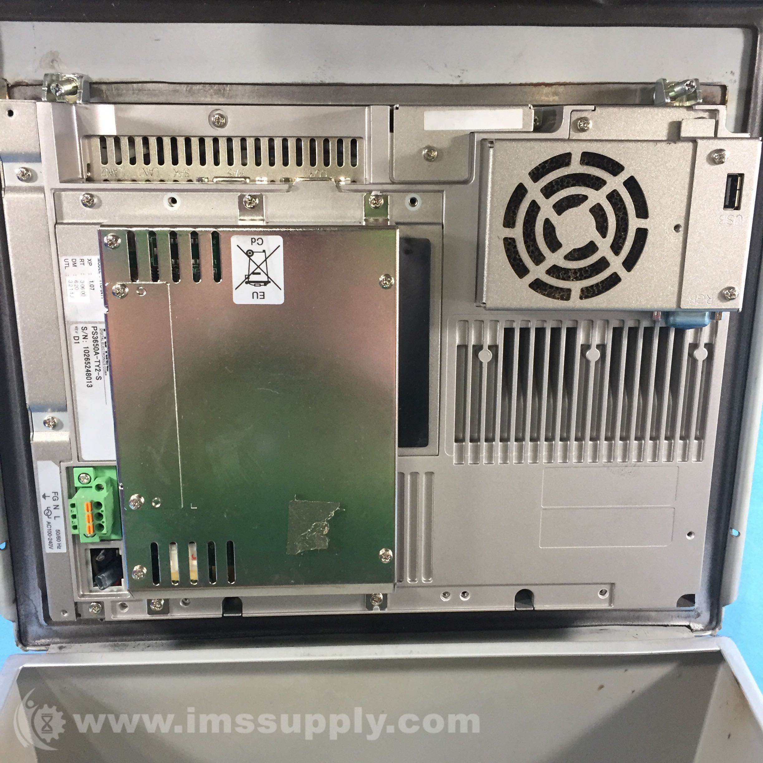 Pro-Face PS3650A-TY2-S HMI Touch Panel, Direct Circuit - IMS Supply