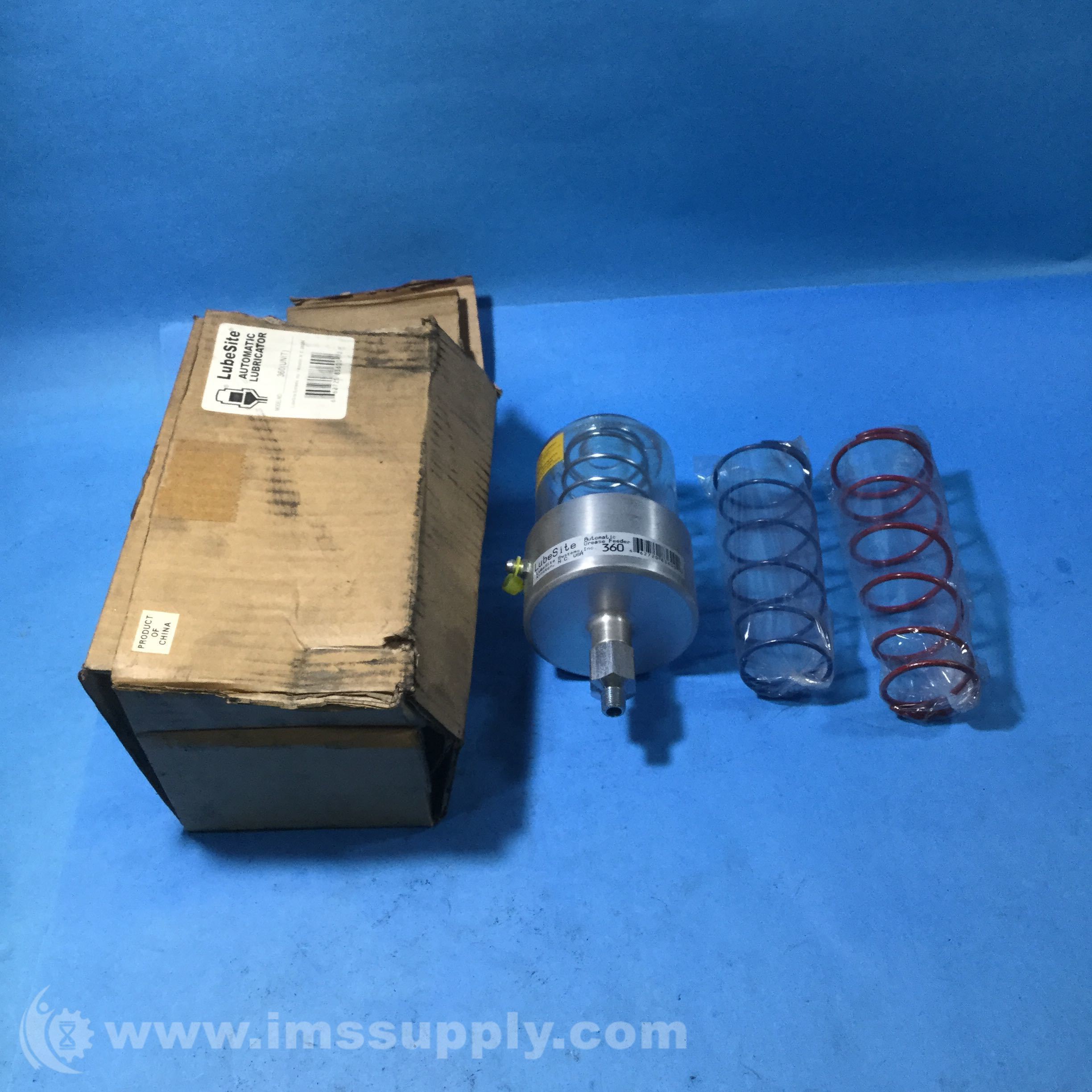 Lubesite 360 Grease Feeder, 6 oz Capacity - IMS Supply