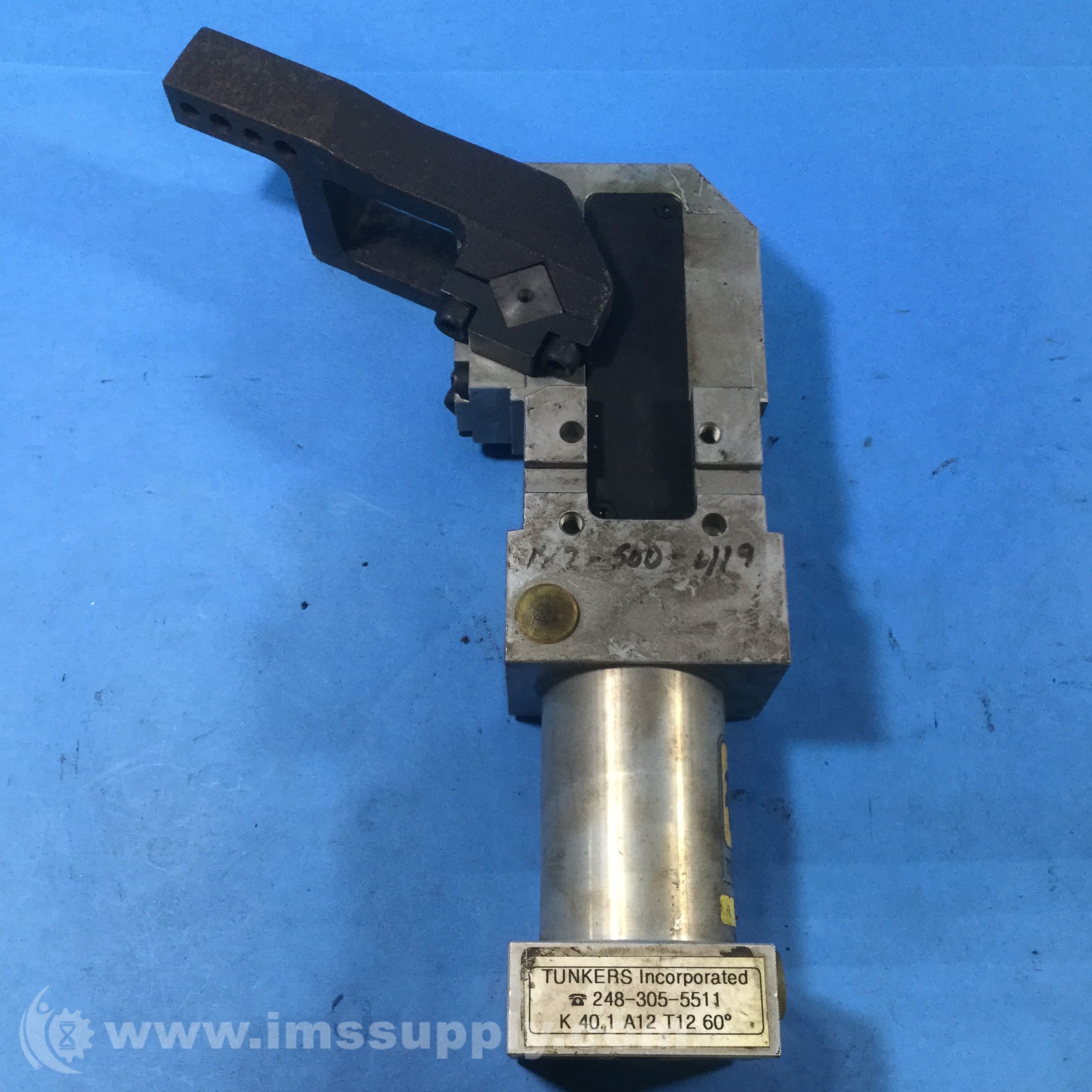 Tunkers K 40.1 A12 T12 60 Degree Pneumatic Clamp - IMS Supply