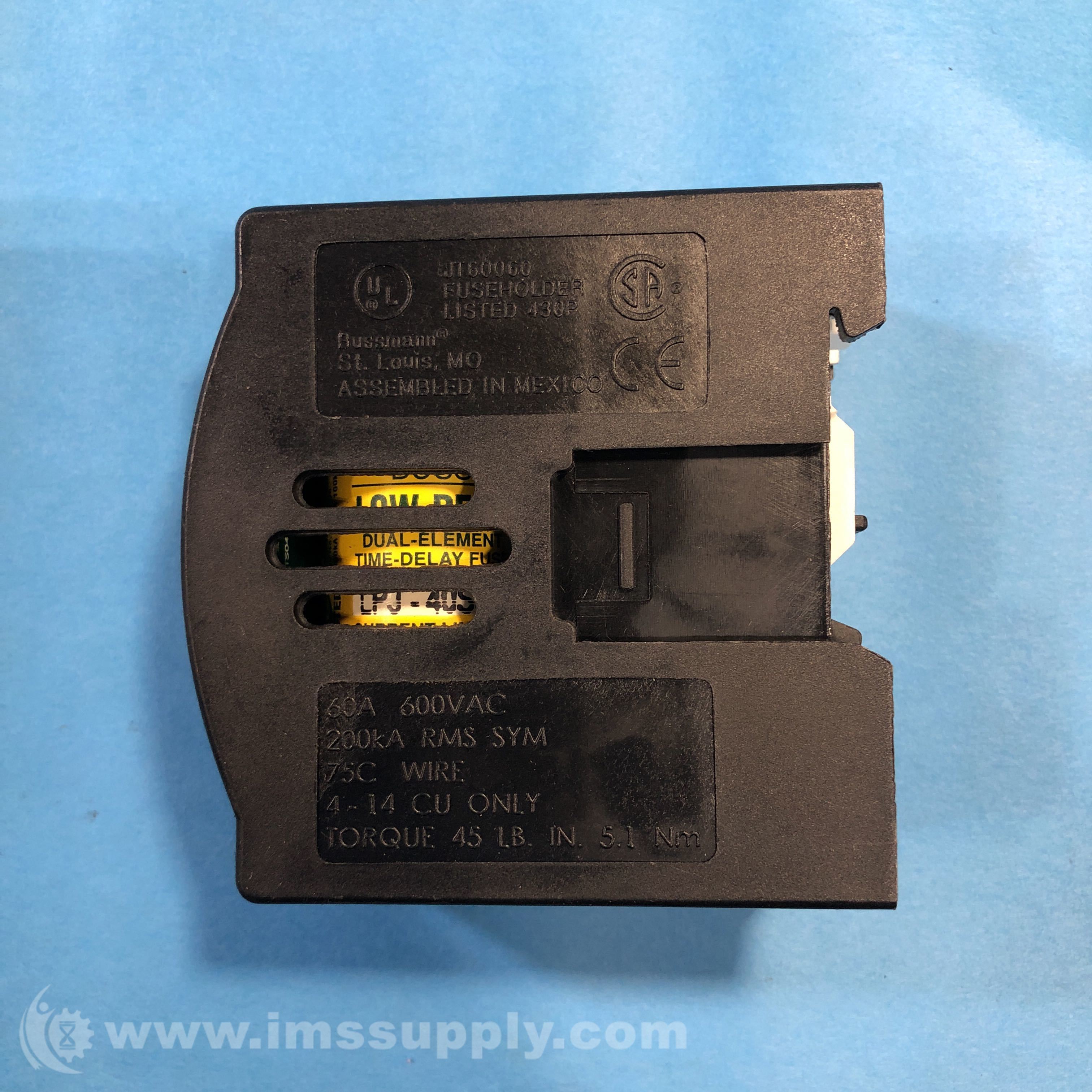 Bussmann JTN60060 Fuse Holder - IMS Supply