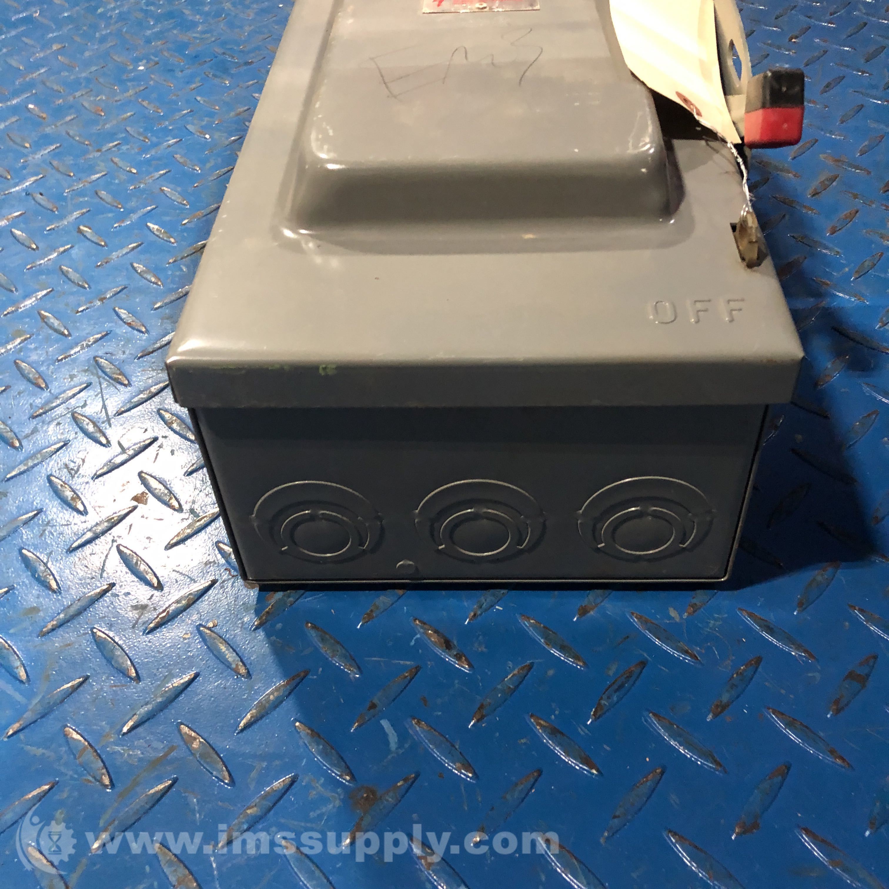 Square D Heavy Duty Disconnect Switch, 60 Amp - IMS Supply