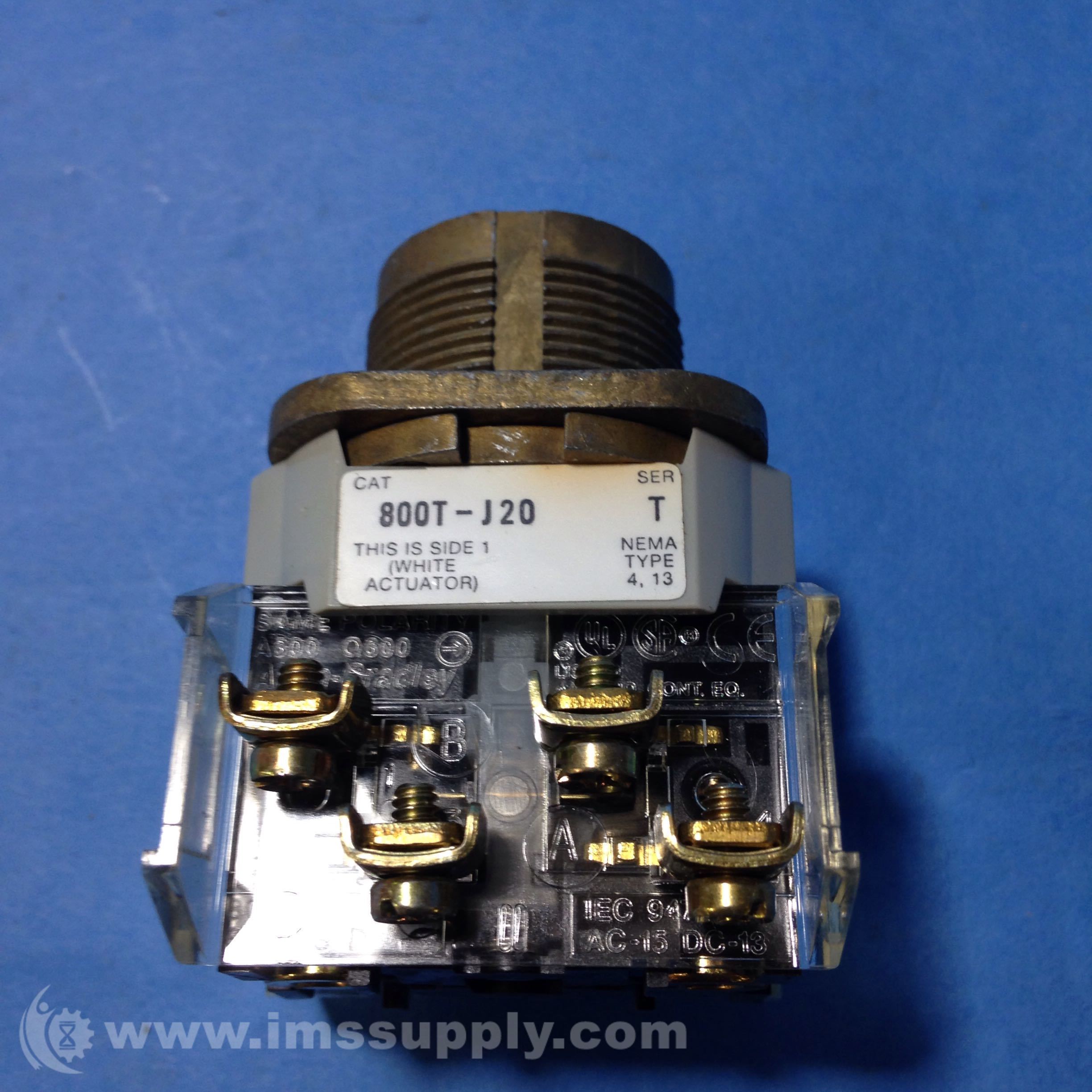 Allen Bradley 800T-J20B Switch - IMS Supply