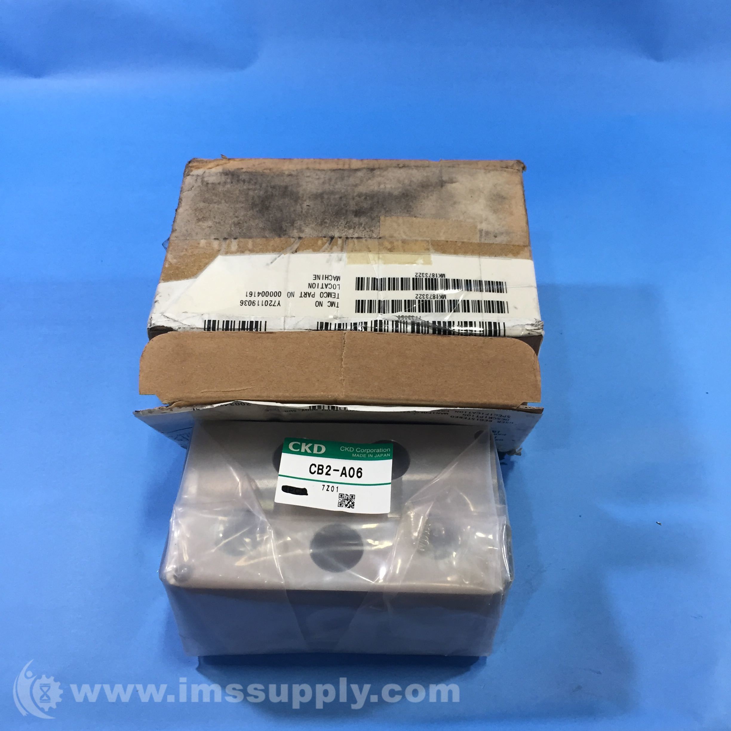 CKD CB2-A06 Master Valve, 5 Port, Rc 3/4 - IMS Supply