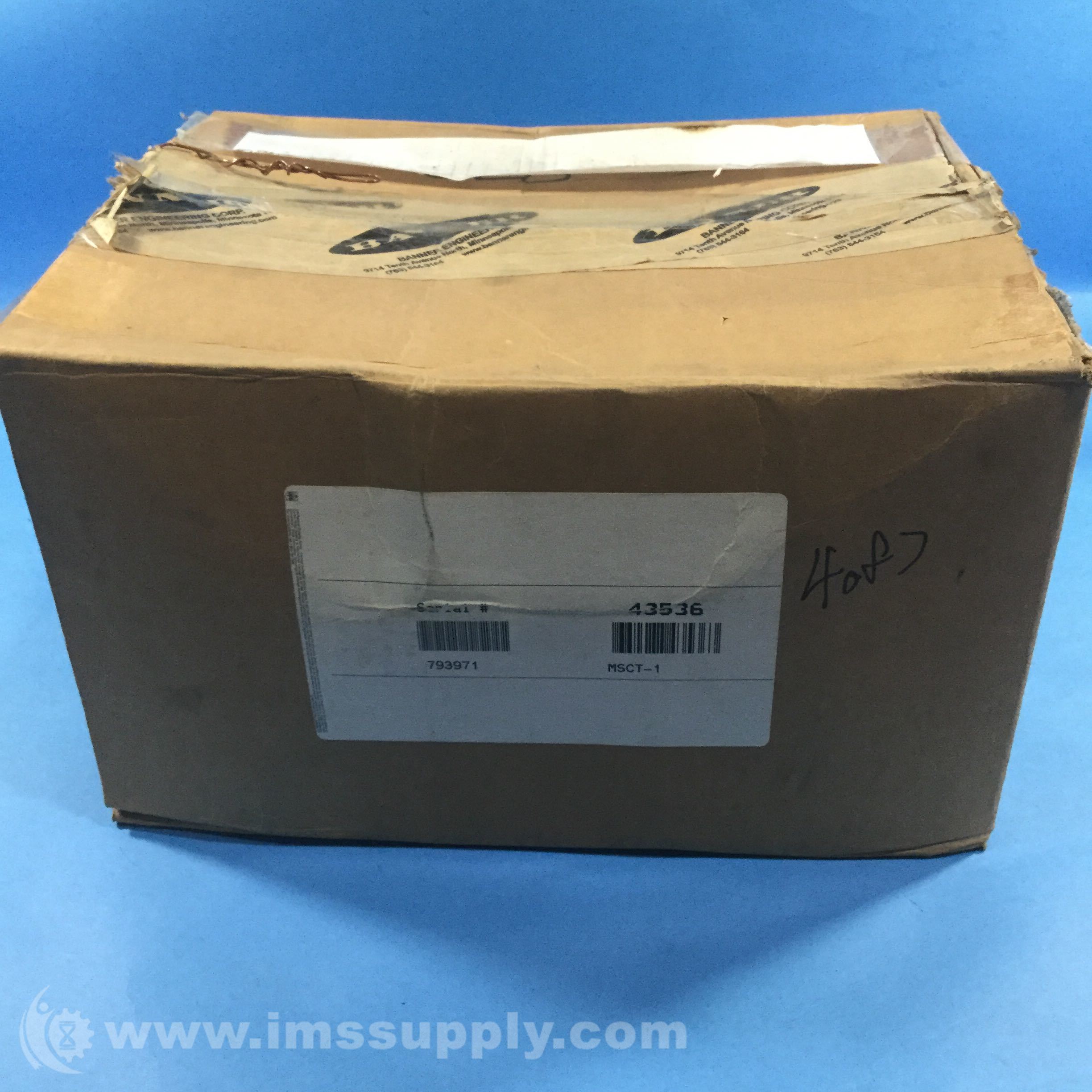 Banner MSCA-1 Mini-Screen Control Box - IMS Supply