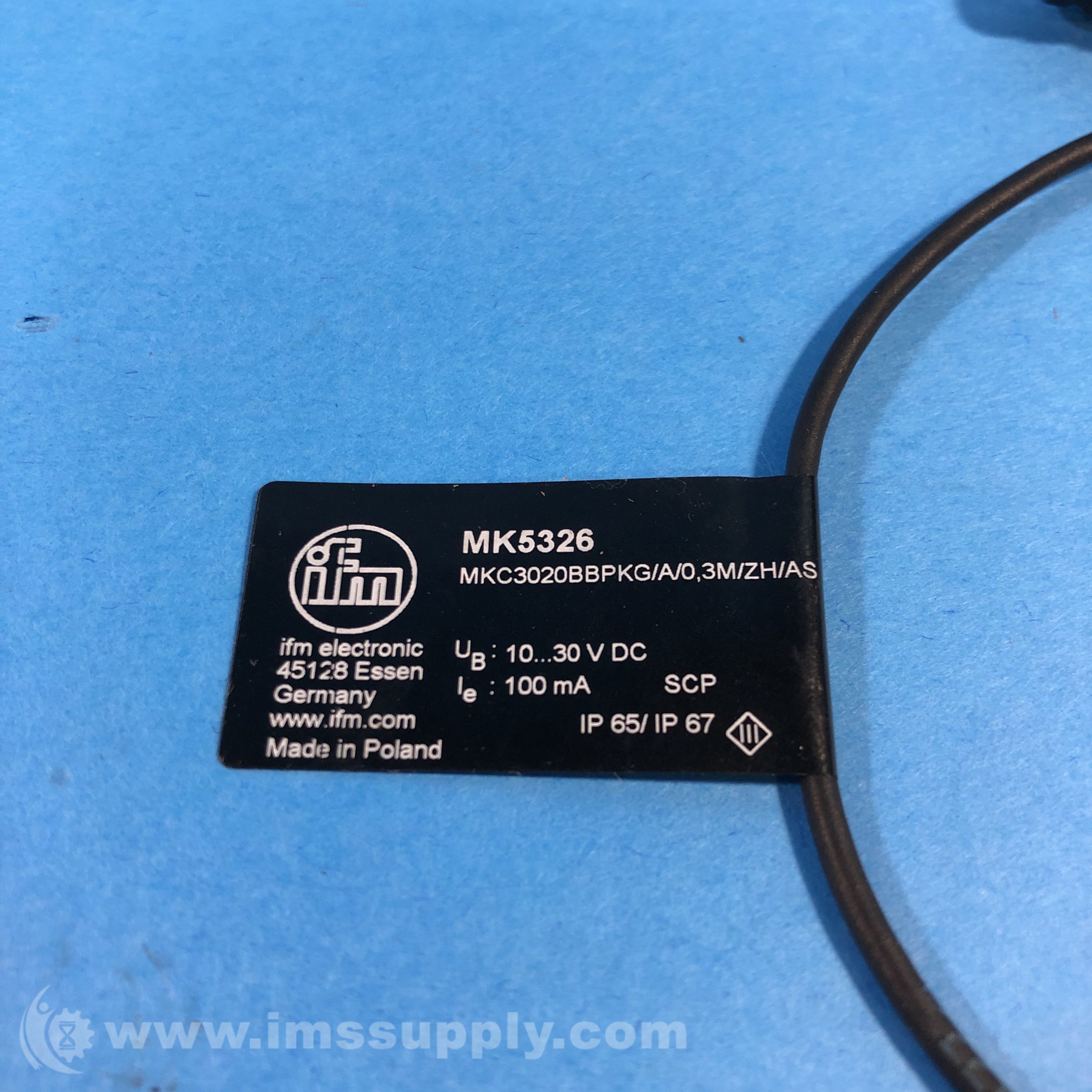 Ifm MK5326 C-Slot Cylinder Sensor - IMS Supply