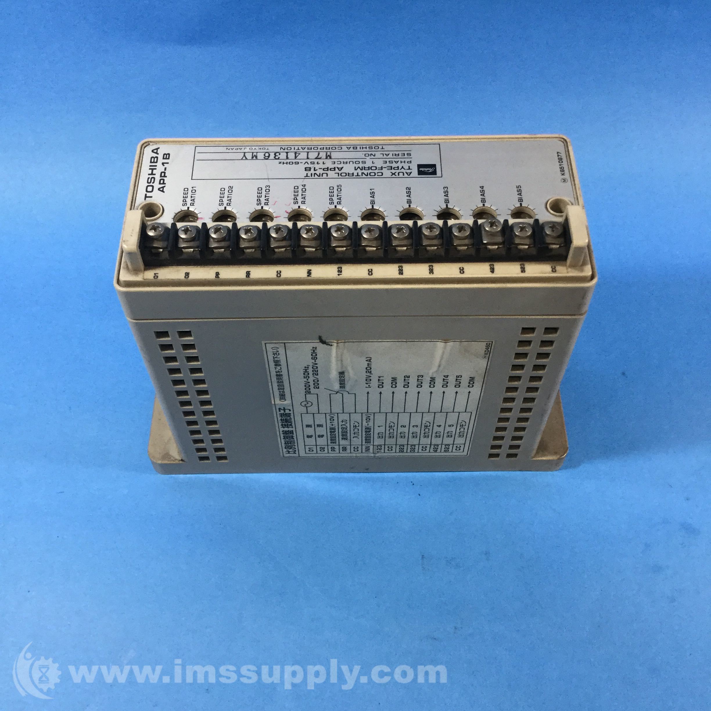 Toshiba APP-1B Aux Control Unit - IMS Supply