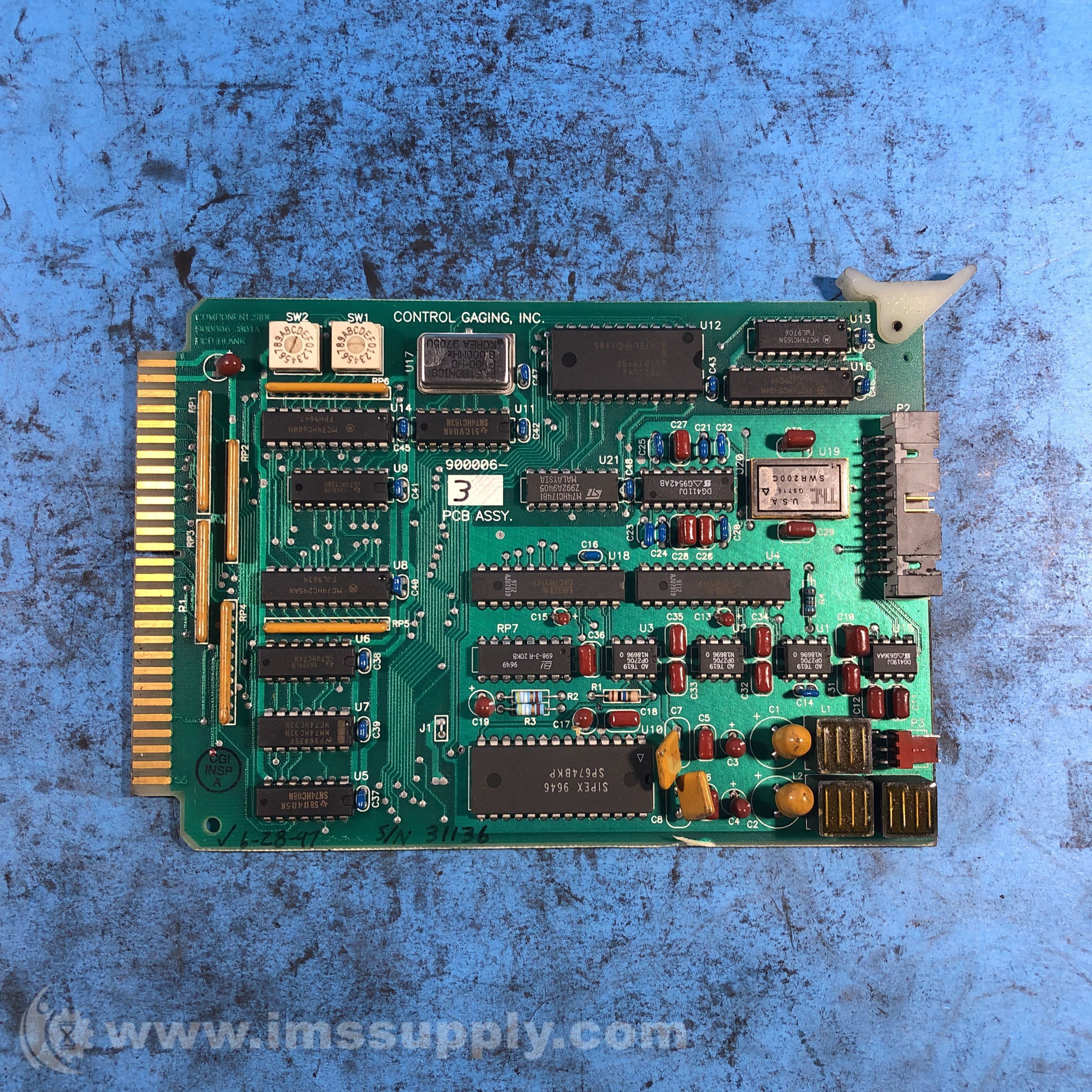Control Gaging 900006-3 Circuit Board - IMS Supply