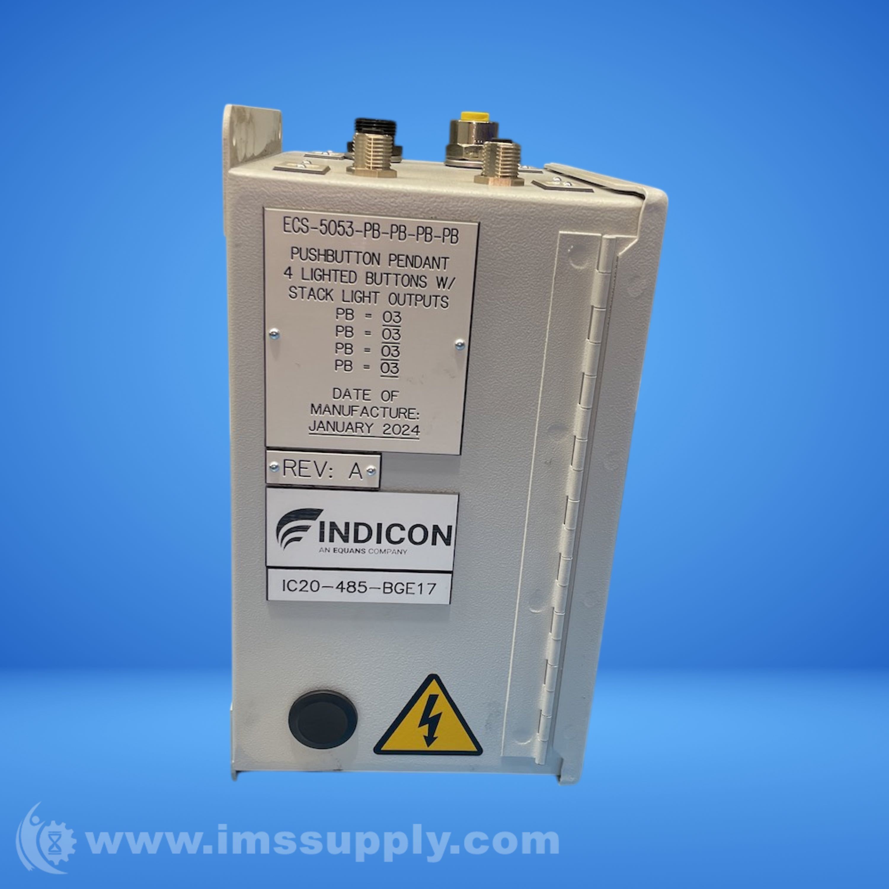 Indicon ECS-5053-PB-PB-PB-PB Pushbutton Pendant - IMS Supply