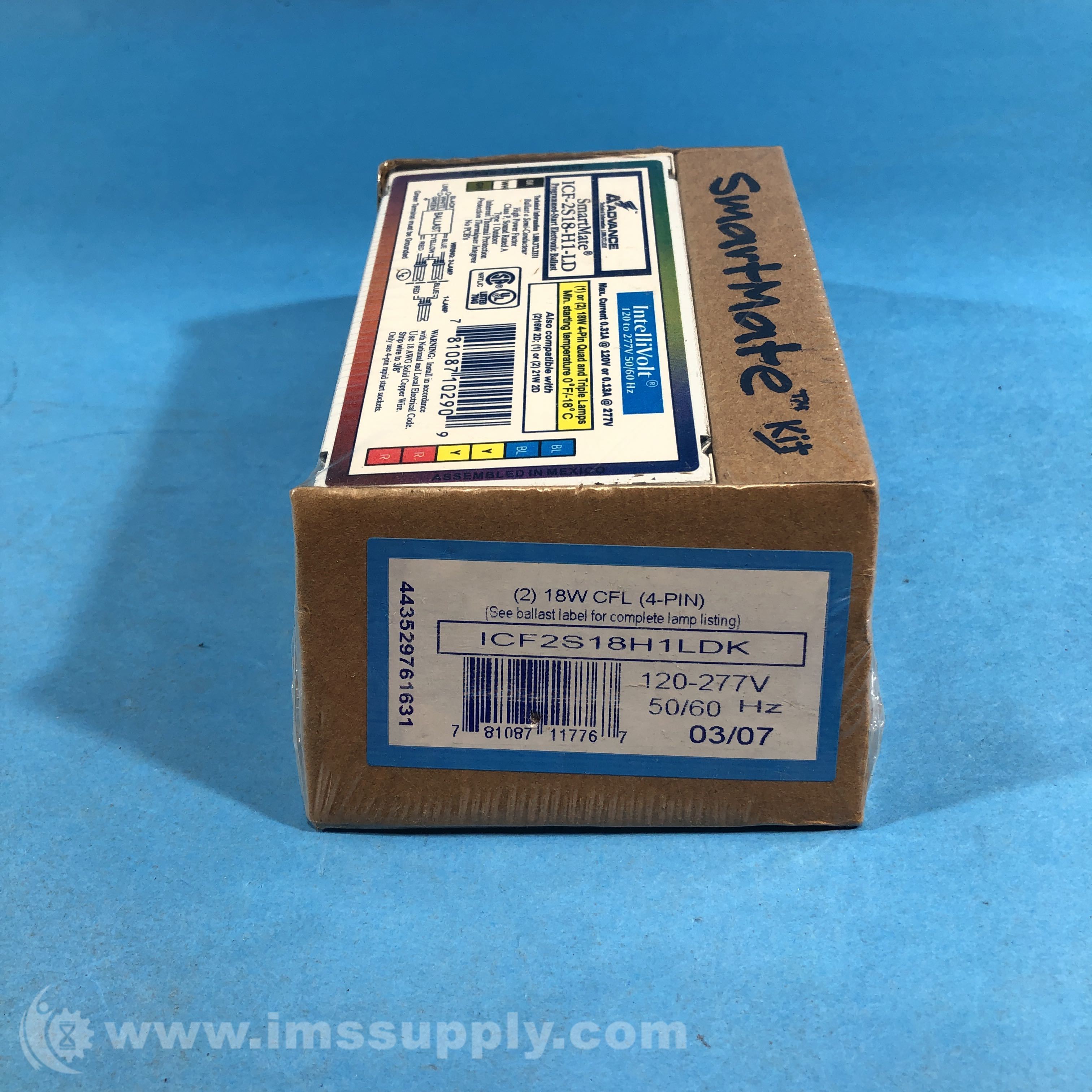 Advance ICF-2S18-H1-LD Advance SmartMate CFL Ballast - IMS Supply