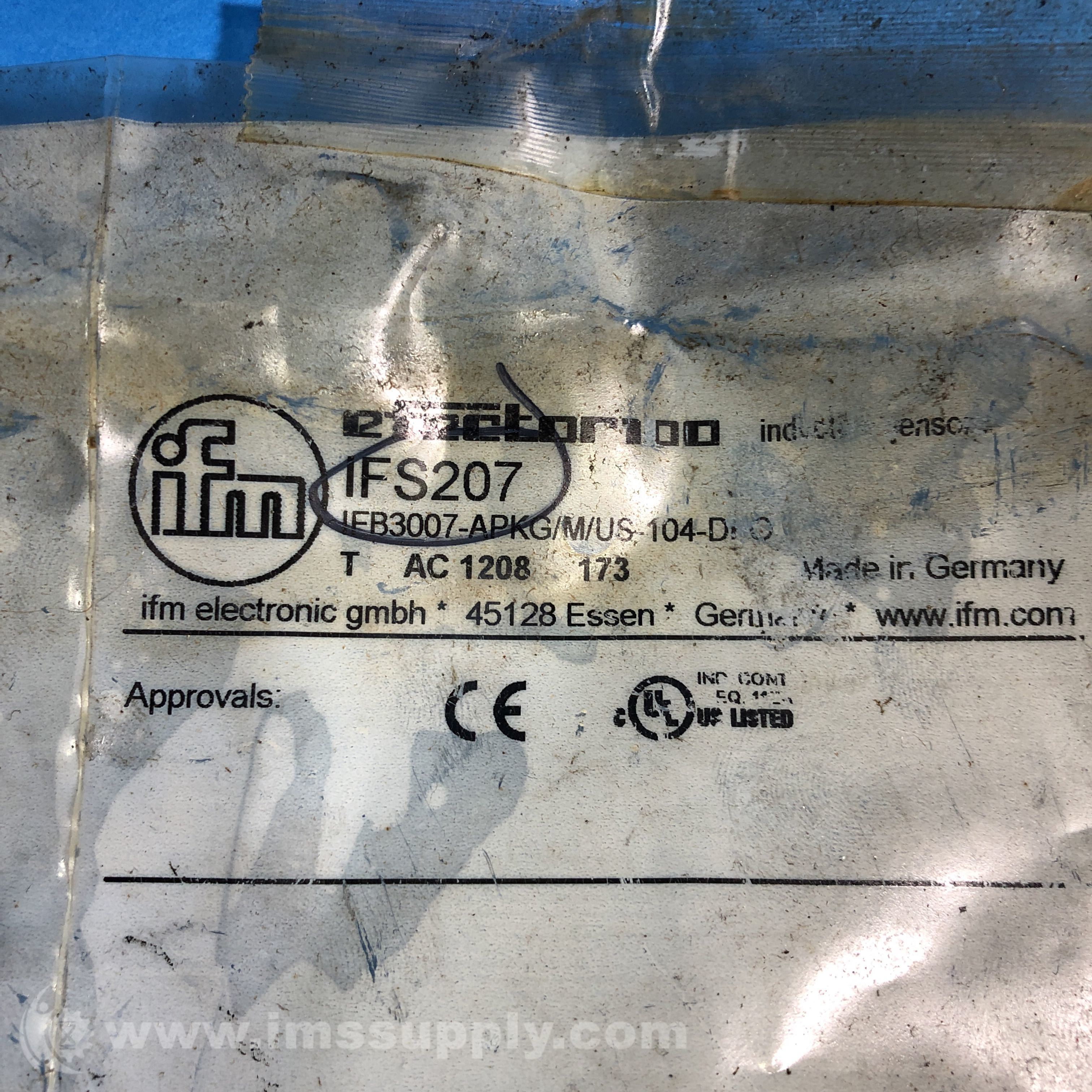 IFM Efector IFS207 Inductive Sensor - IMS Supply