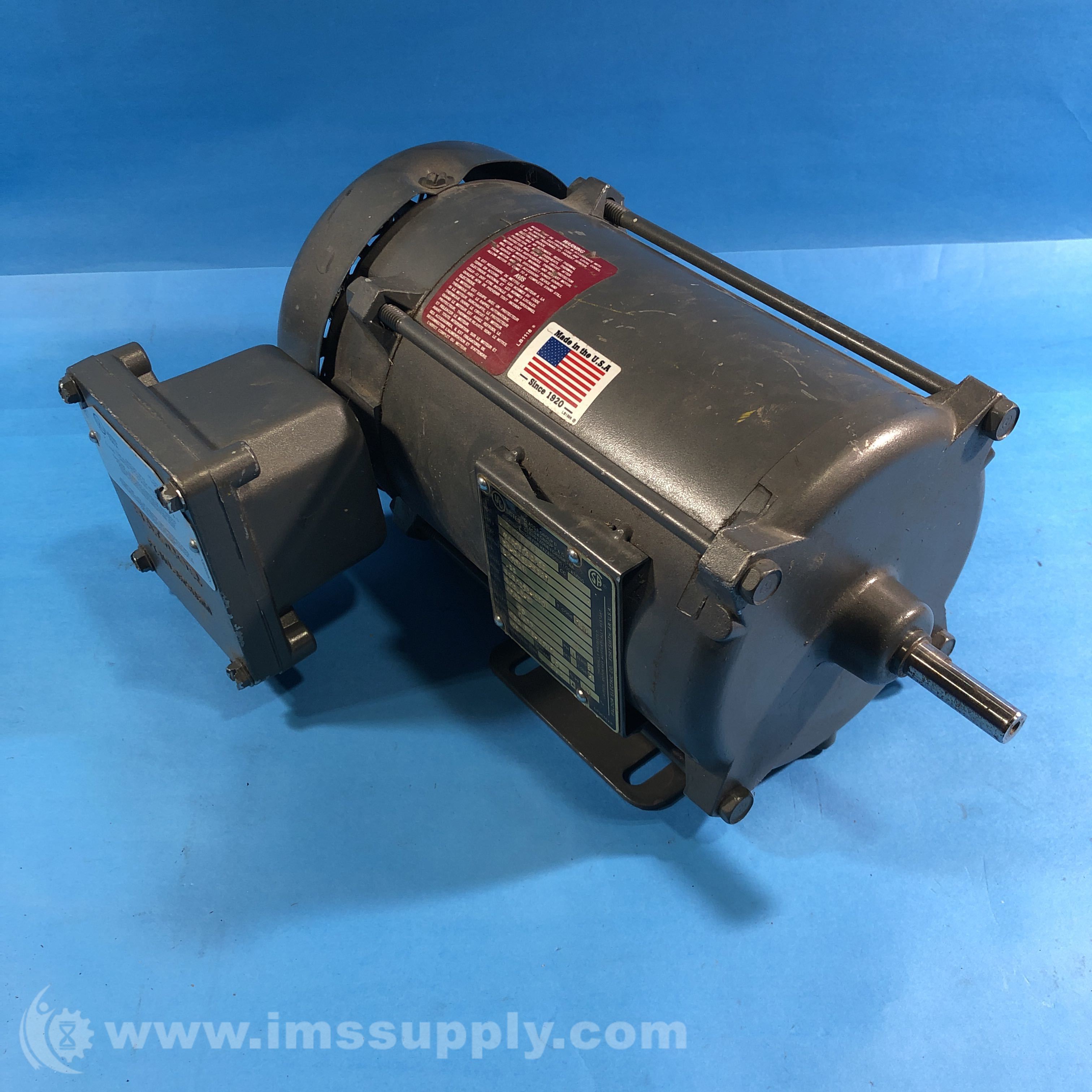 Baldor L4006A Explosion Proof Hazardous Location Electric Motor - IMS ...
