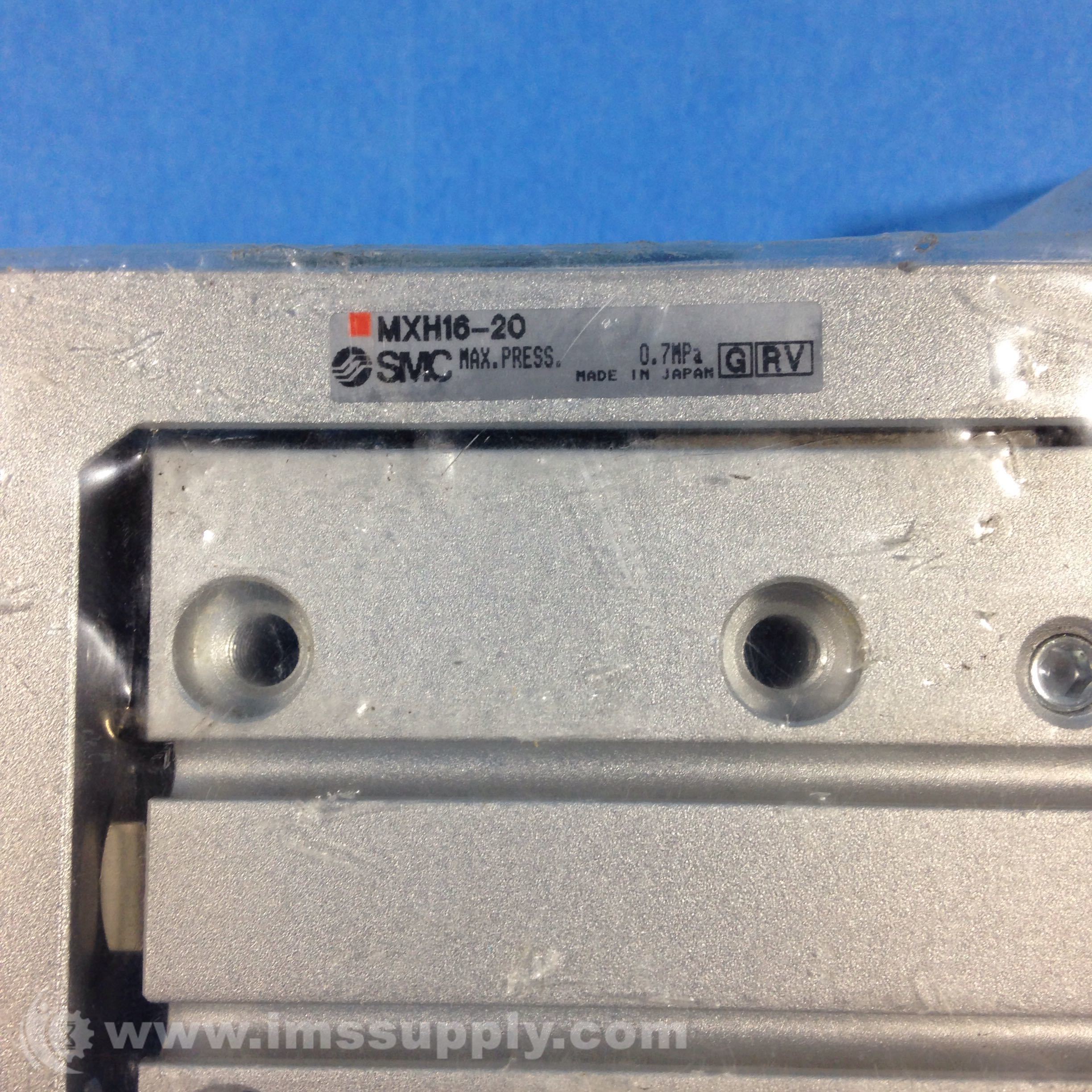 SMC MXH16-20 Compact Slide Table MXH Series 16mm Bore 20mm Stroke - IMS Supply