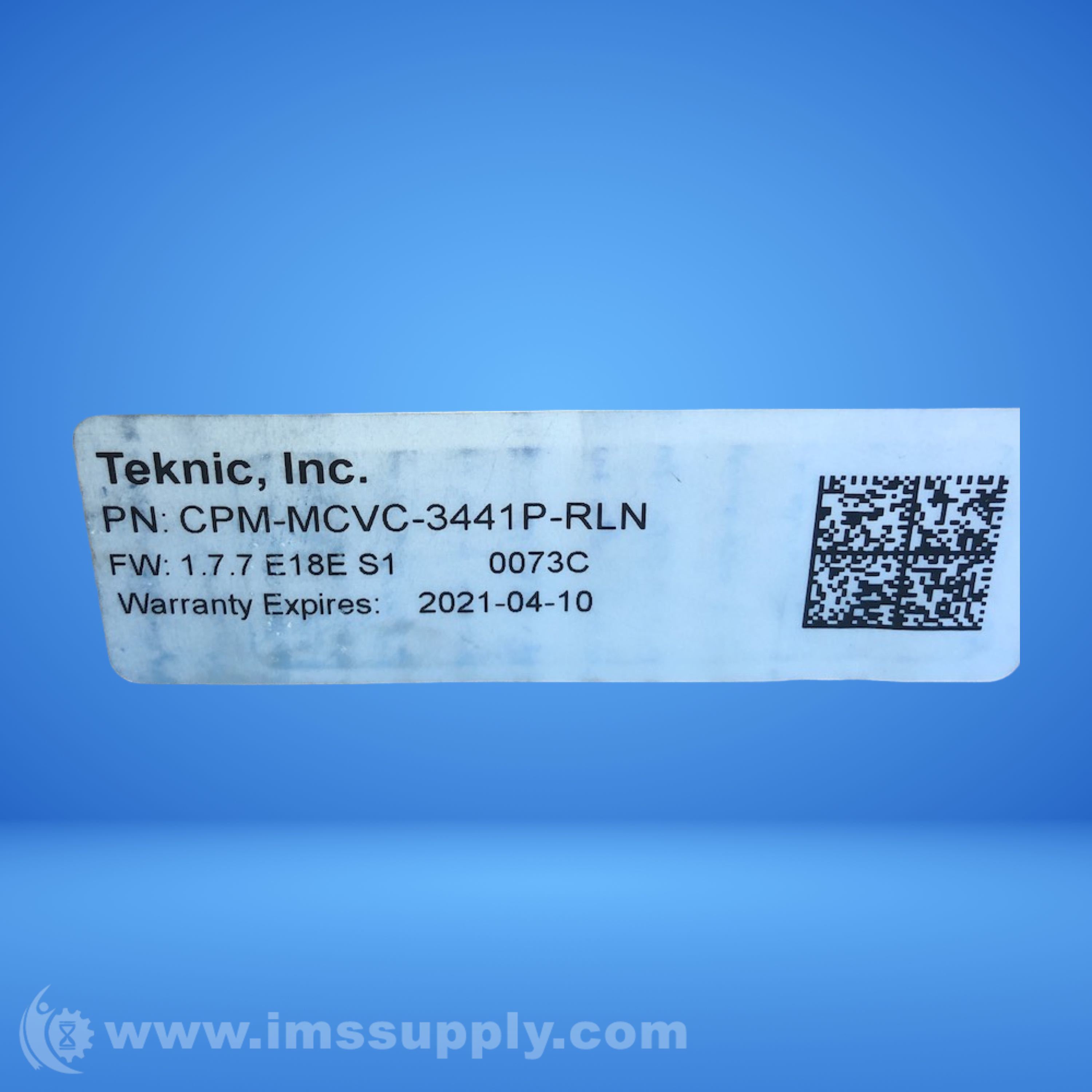 Teknic Inc CPM-MCVC-3441P-RLN Servo motor - IMS Supply