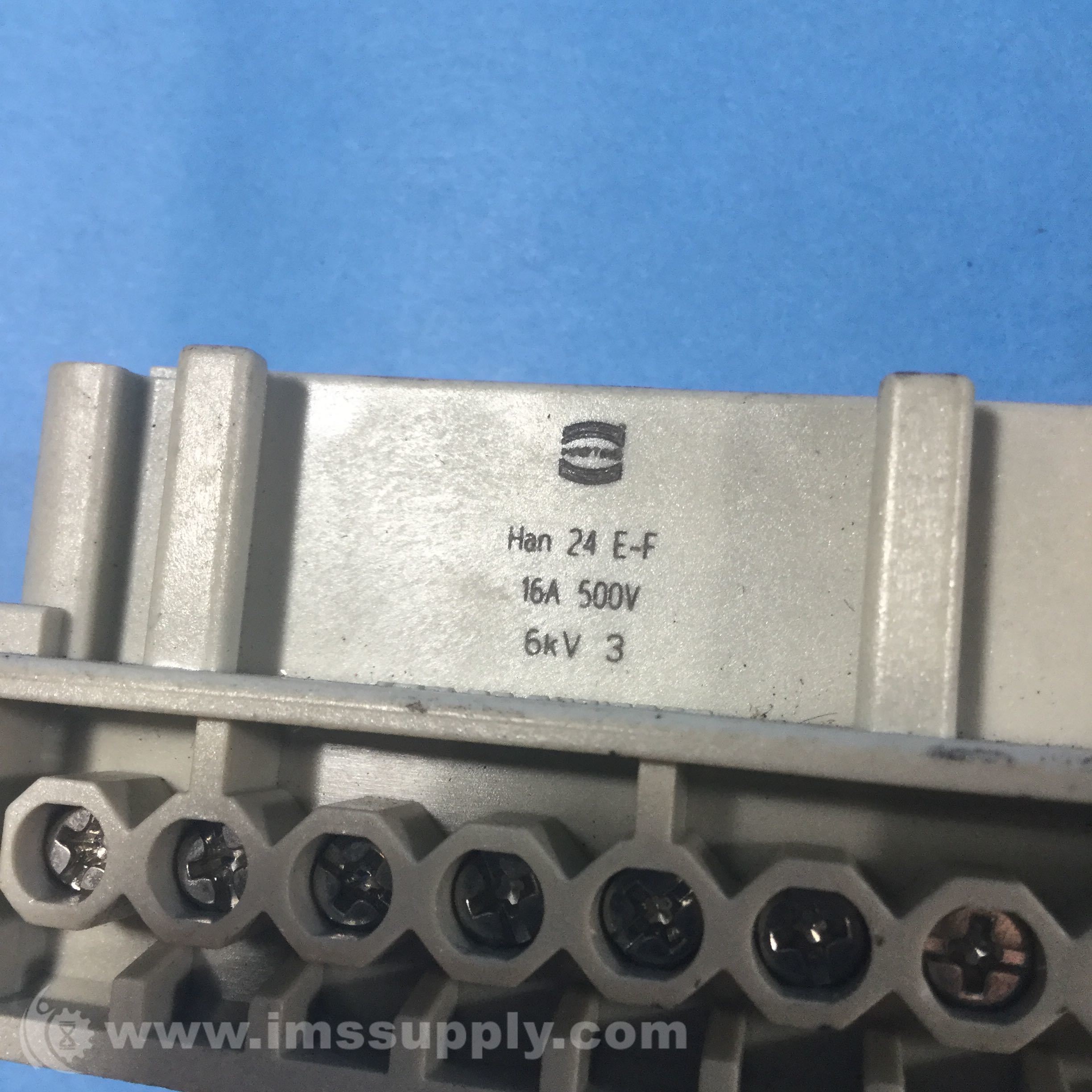 Harting HAN-24-E-F Industrial Connector, 16A, 24 B Size - IMS Supply