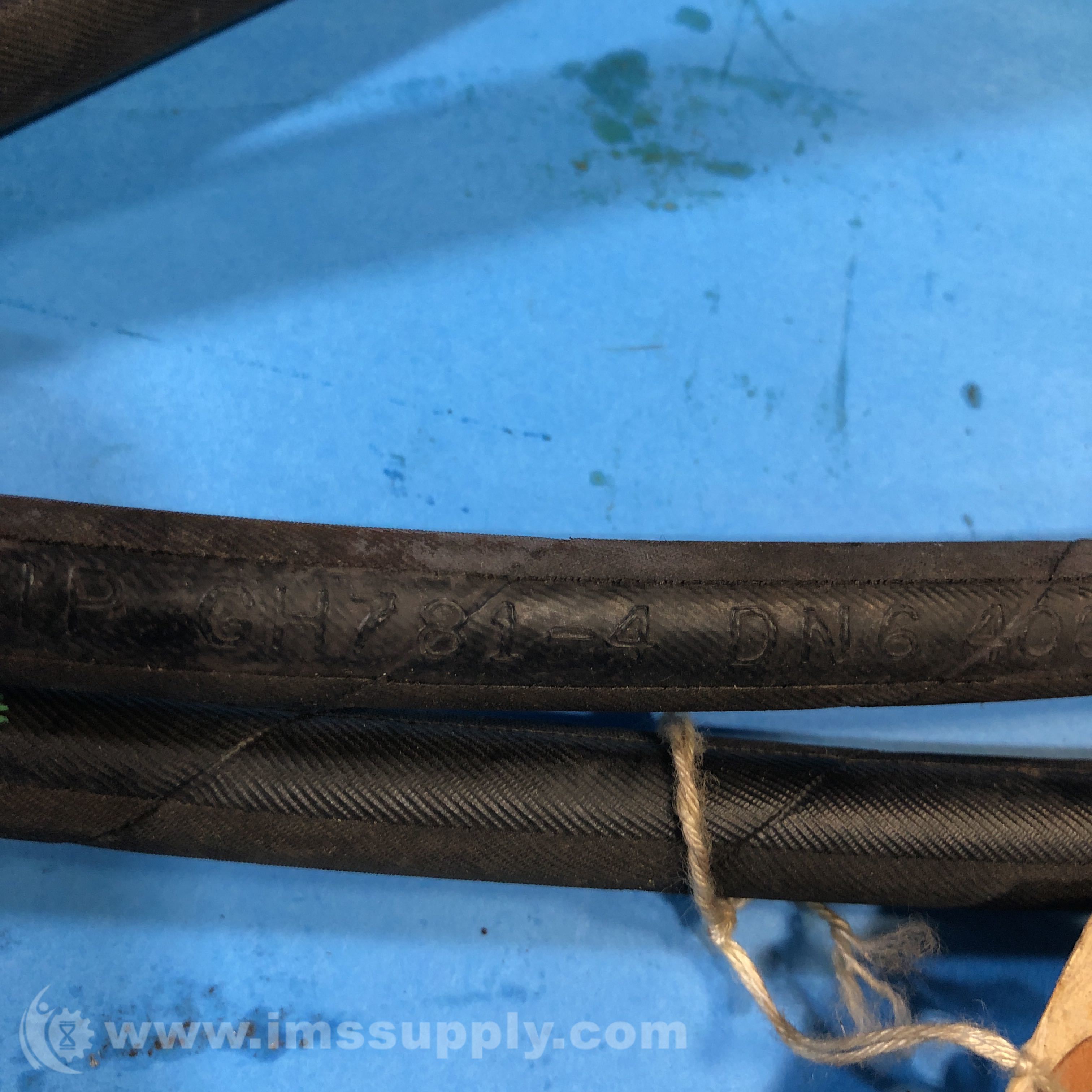 Aeroquip GH781-4 Set of 2 Rubber Hydraulic Double Wire Braid Hose - IMS ...