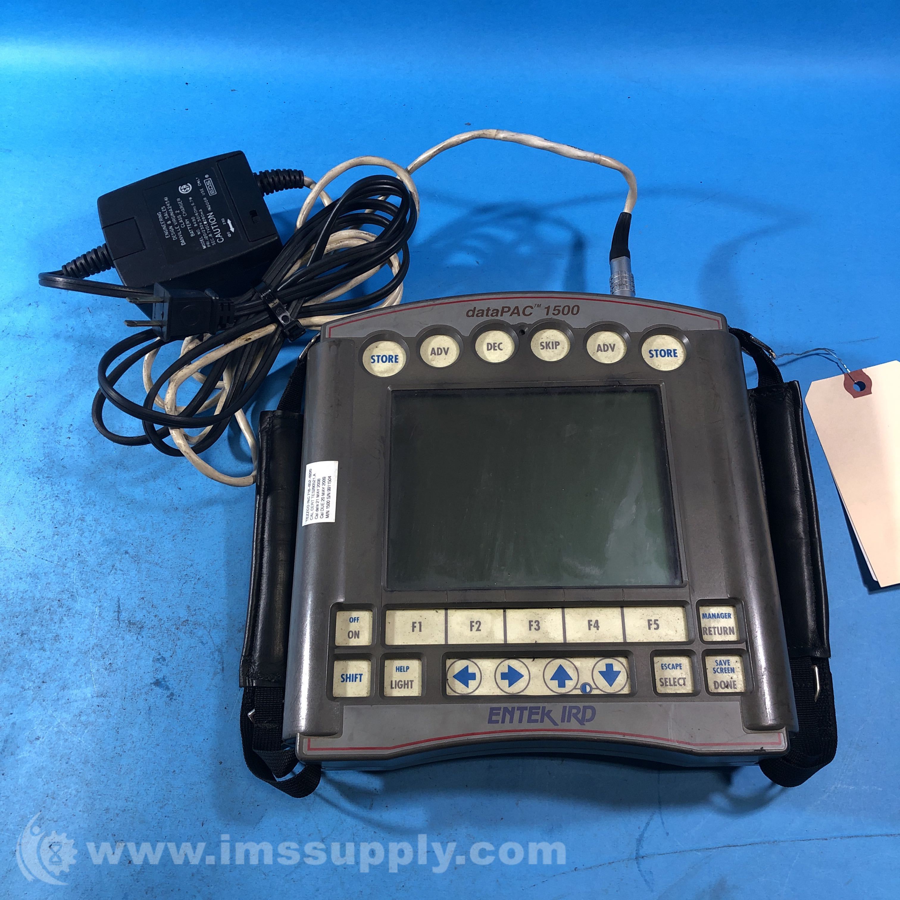 Entek 1500 dataPAC 1500 Portable Data Collector/Analyzer - IMS Supply