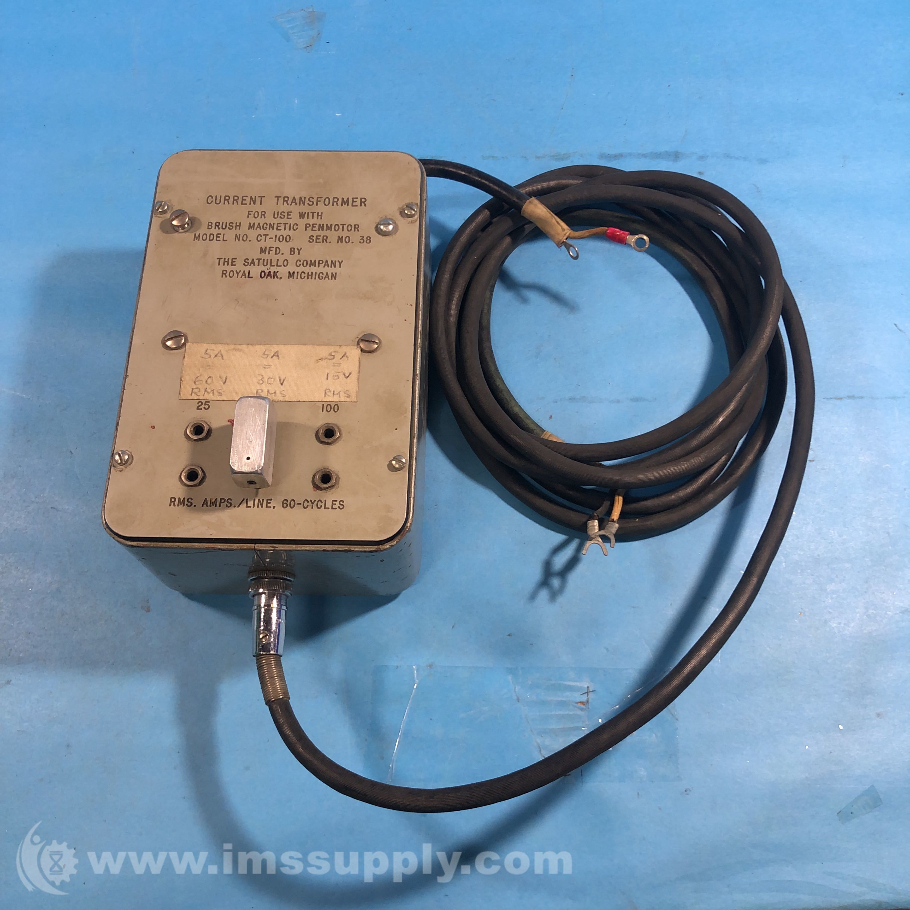 The Satullo Company CT-100 Current Transformer - IMS Supply