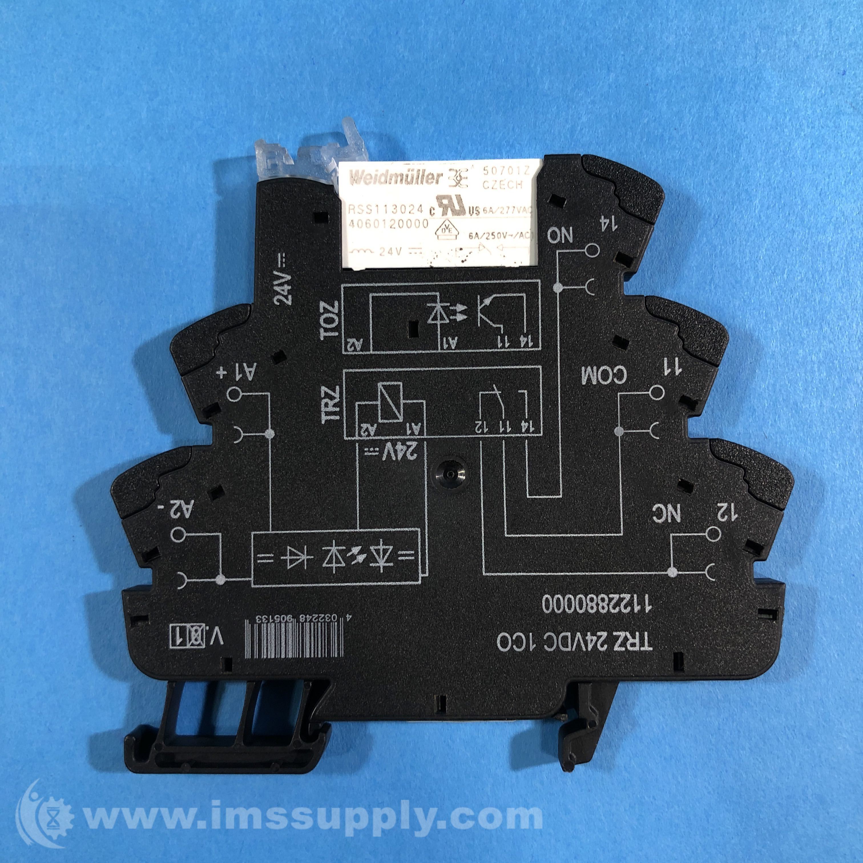 Weidmuller TRZ 24VDC 1CO Terminal Block - IMS Supply