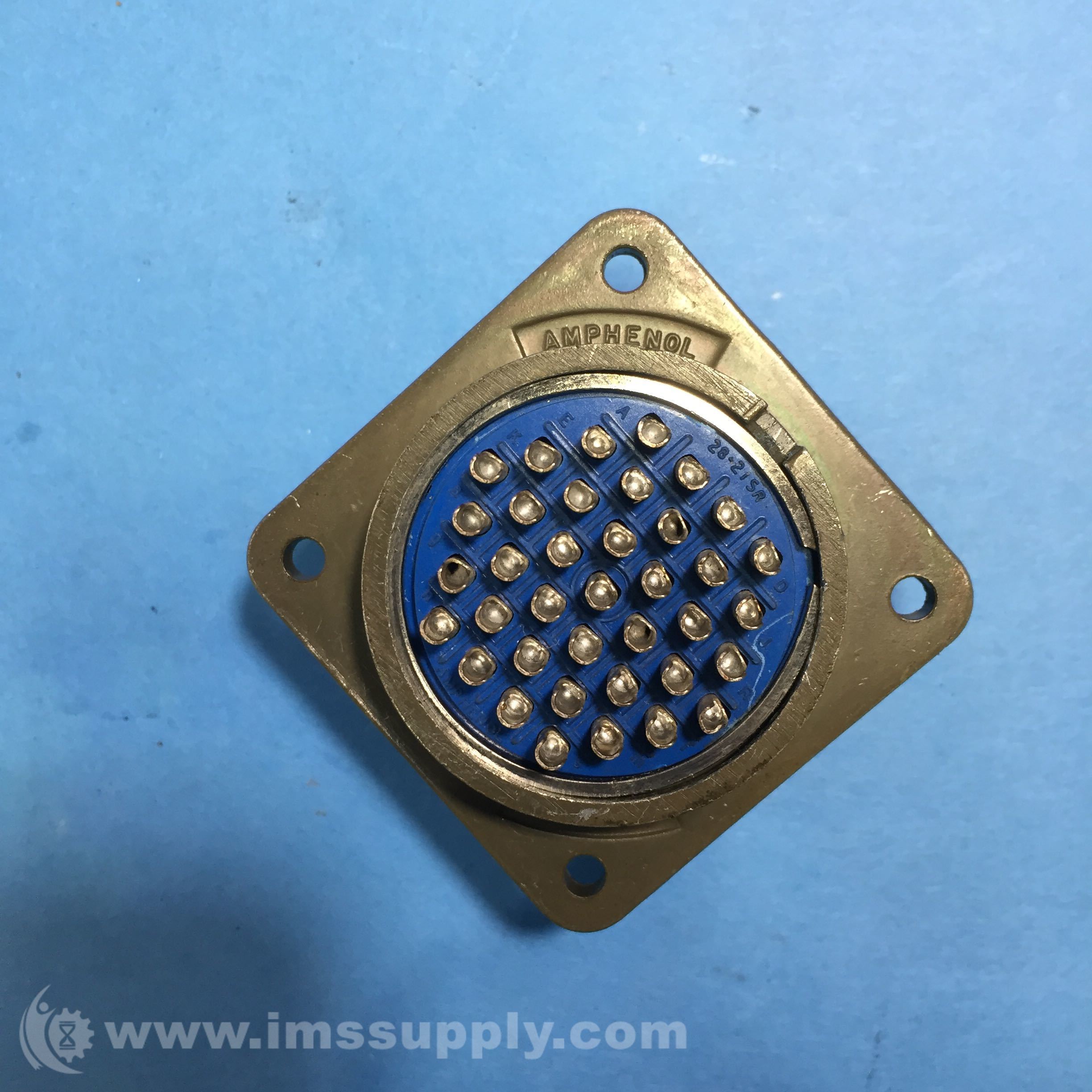 Amphenol 28-21SR Circular Pin Connector, 37 Pin - IMS Supply