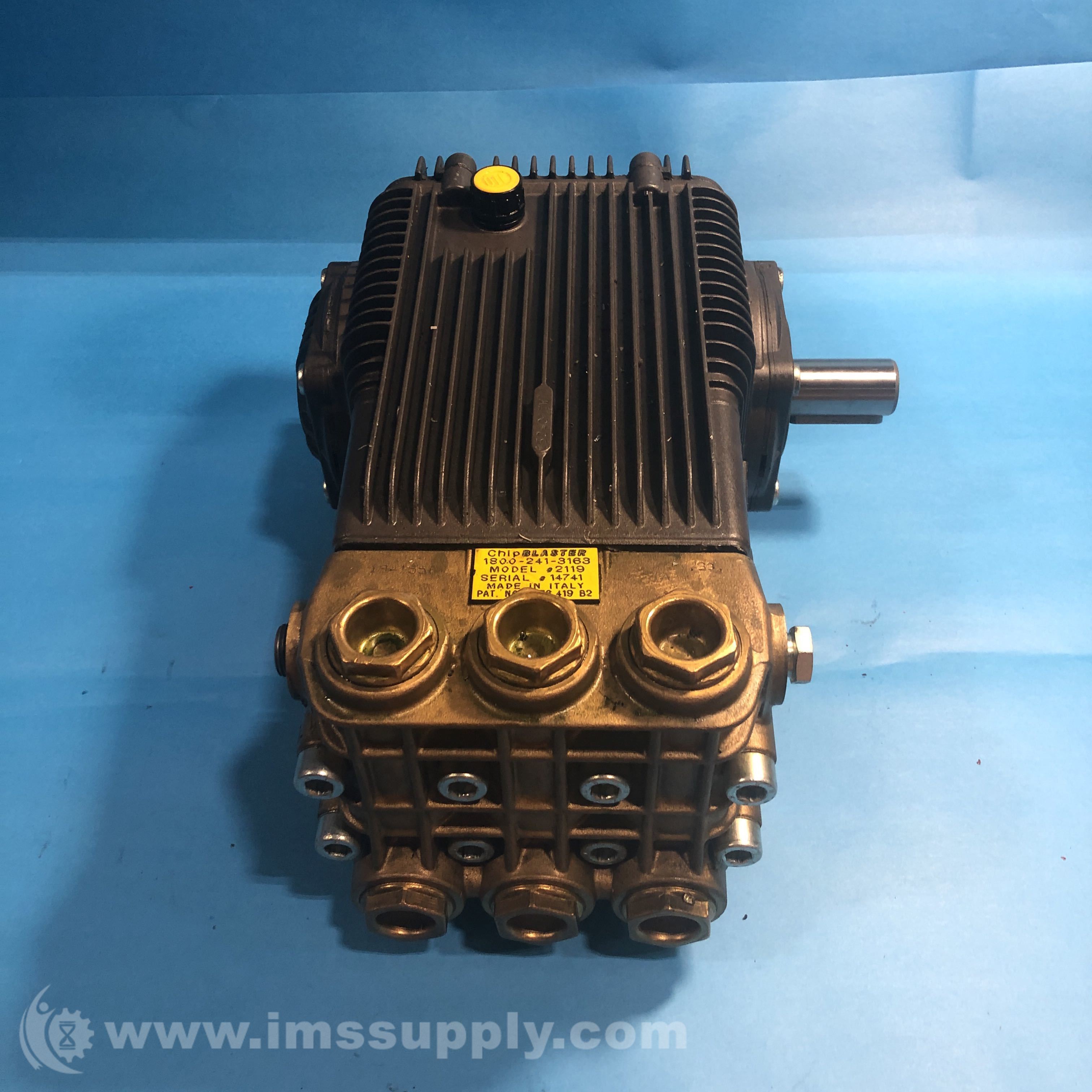 ChipBLASTER, Inc. 2119 High Pressure Pump - IMS Supply