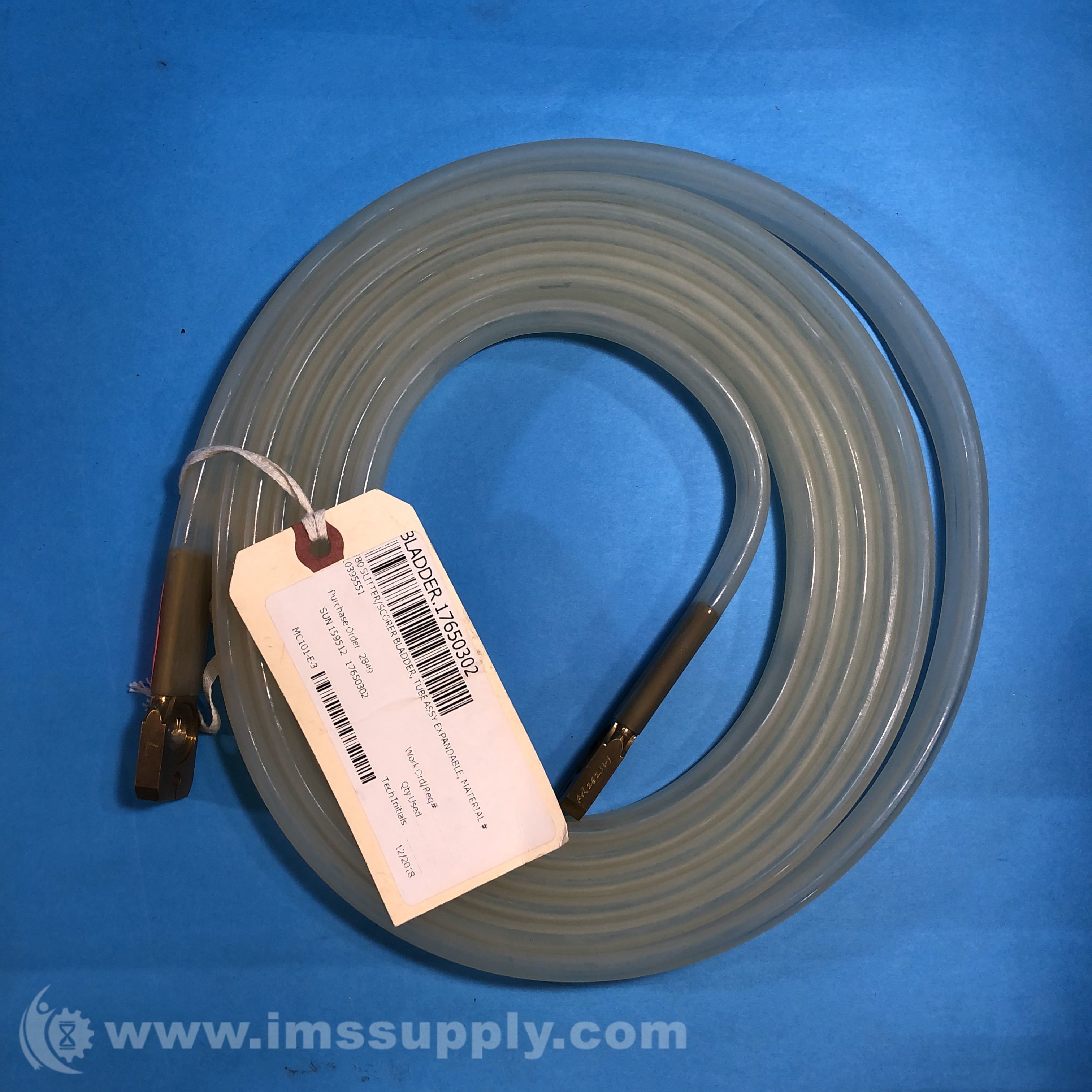 17650302 Slitter/Scorer Bladder, Weld Tube Assy Expandable - IMS Supply