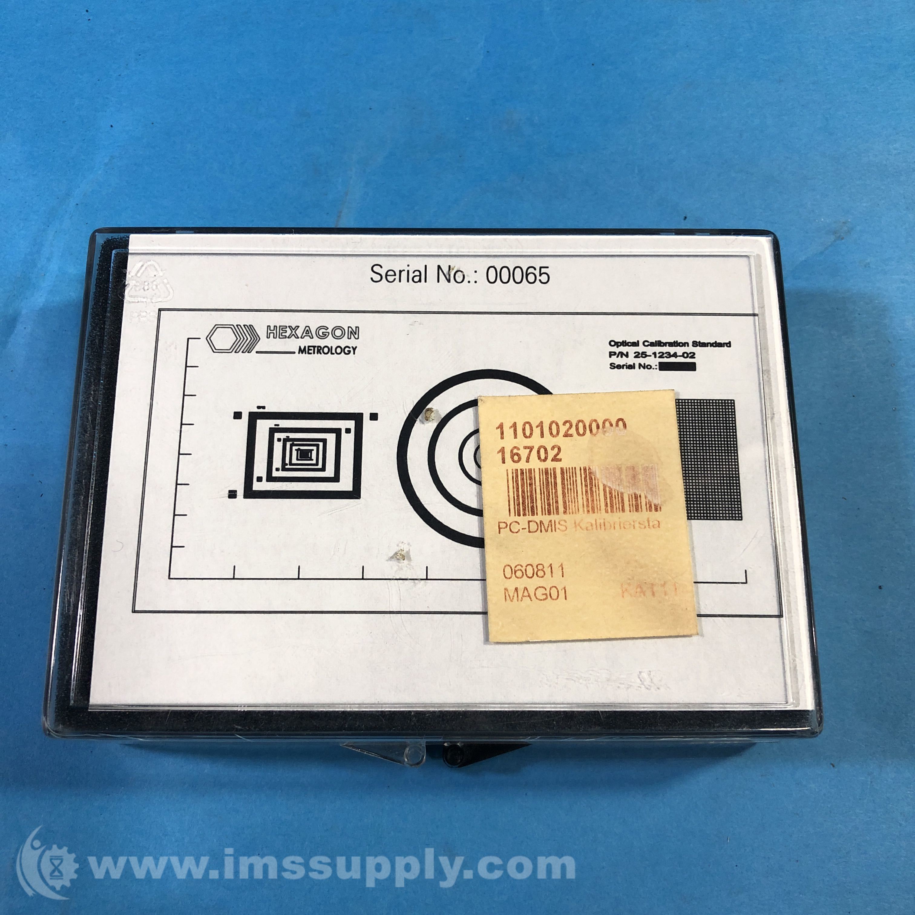 Hexagon Metrology 25-1234-02 Optical Calibration Standard - IMS Supply