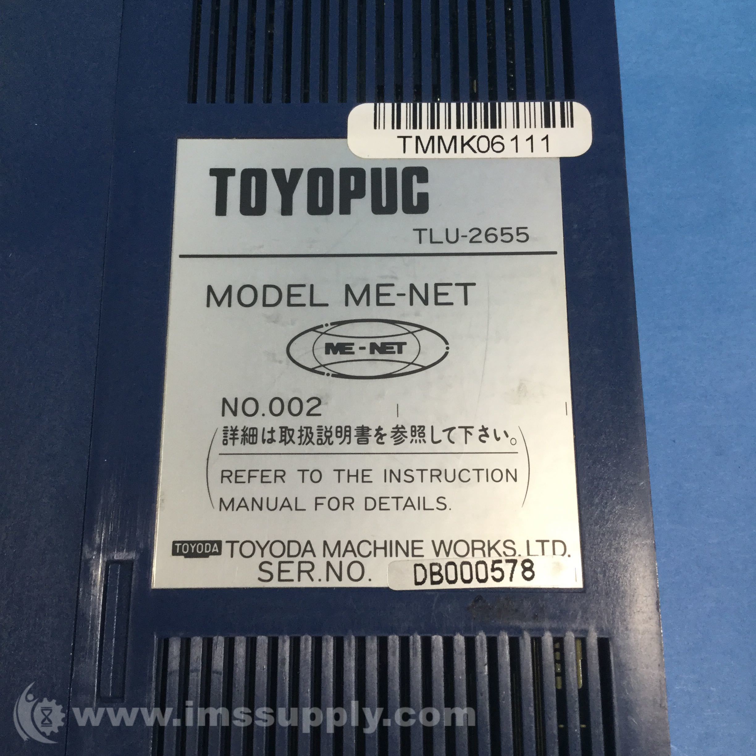 Toyopuc TLU-2655 ME-NET Module - IMS Supply
