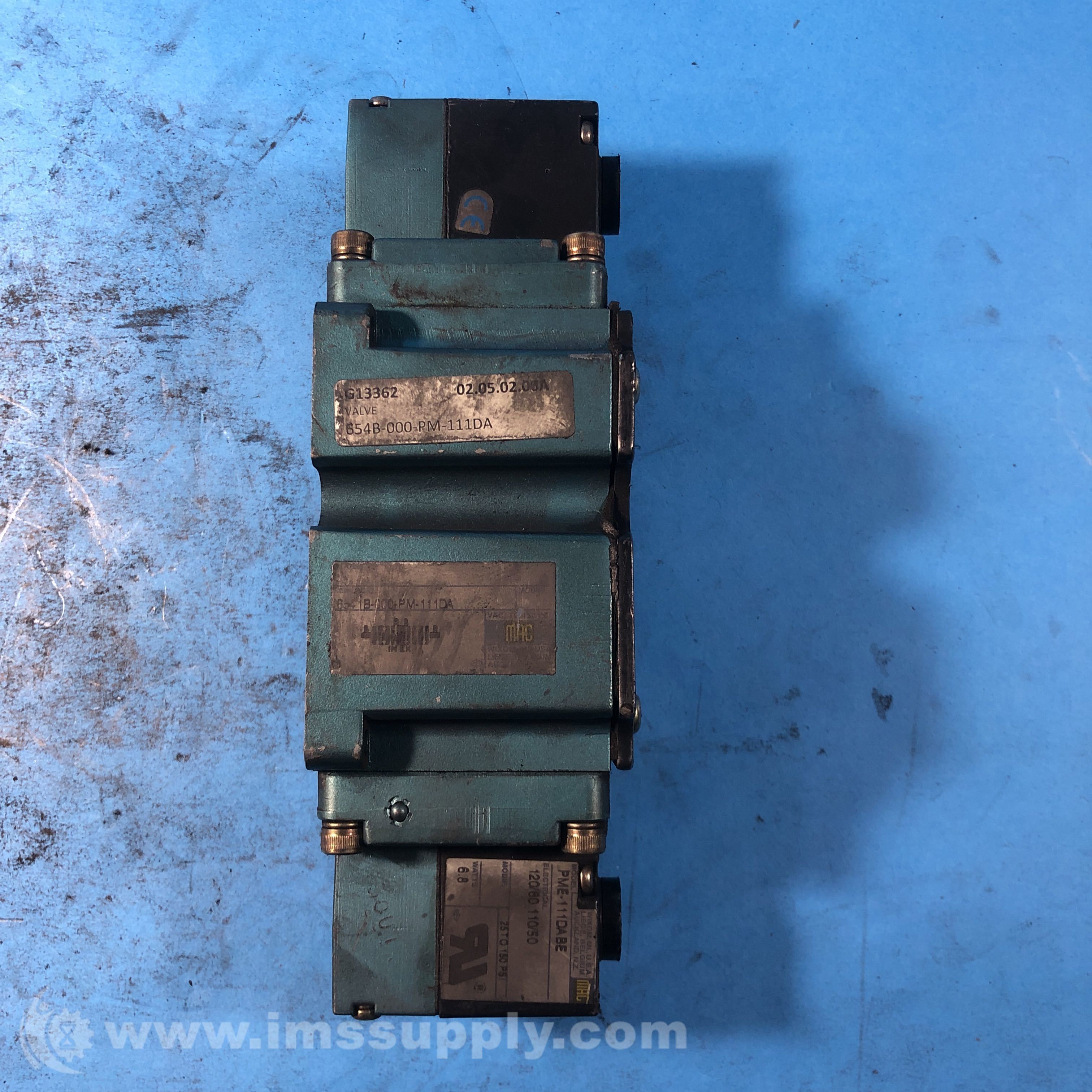 MAC Valves Inc 6541B-000-PM-111DA Solenoid Valve - IMS Supply