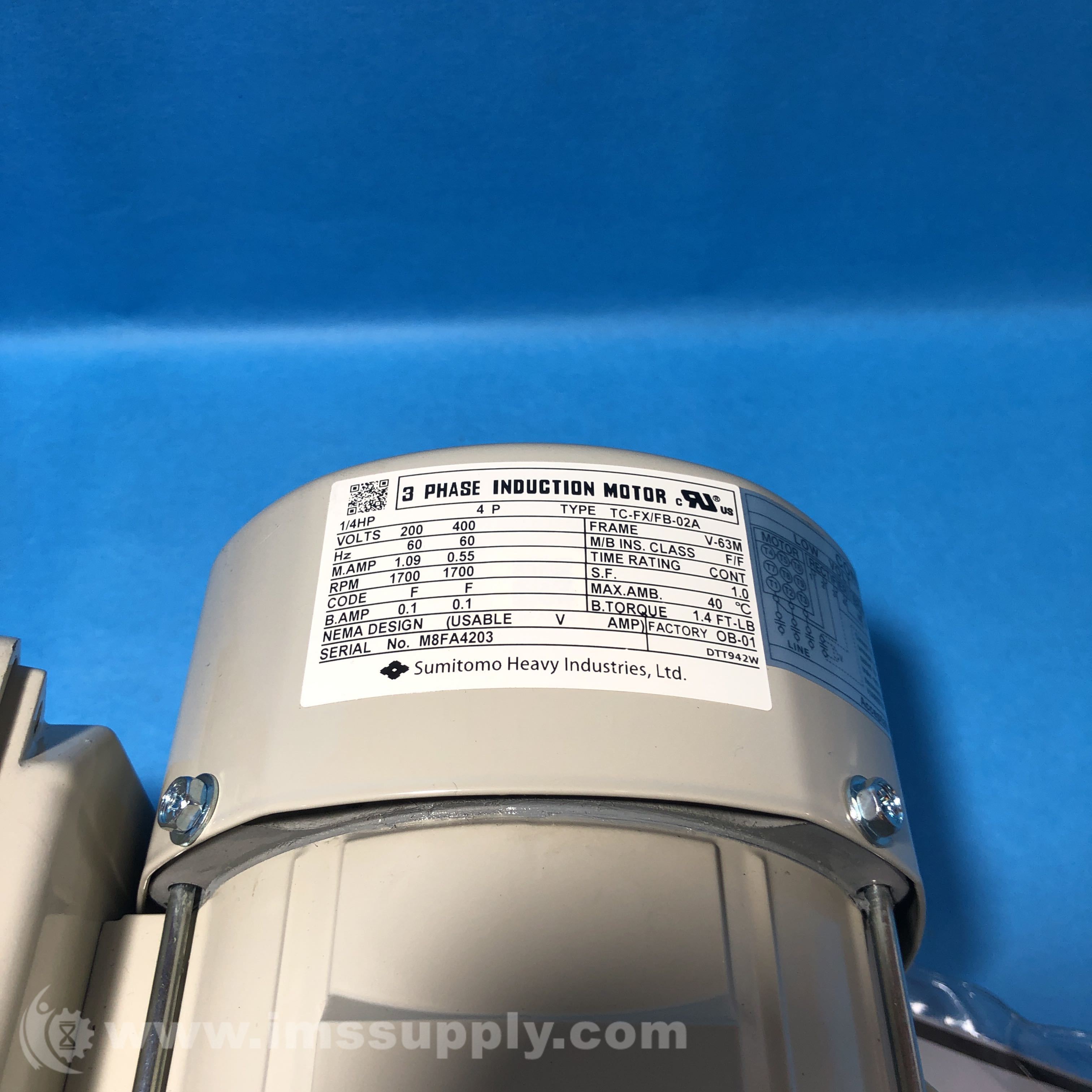 Sumitomo CNHM02-5077-B-43 ALTAX Drive Gearmotor - IMS Supply