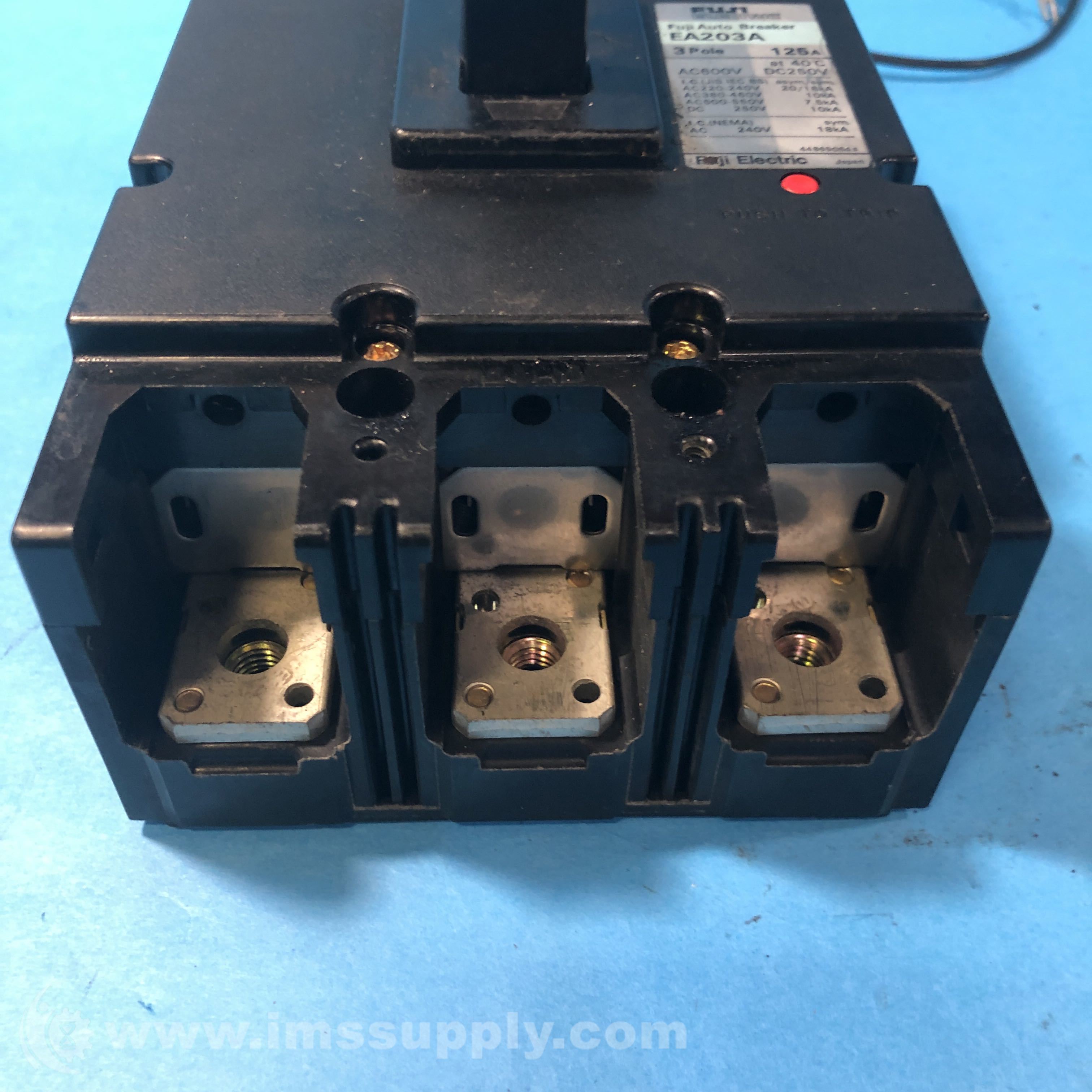 Fuji Electric EA203A Circuit Breaker 600 VAC - IMS Supply