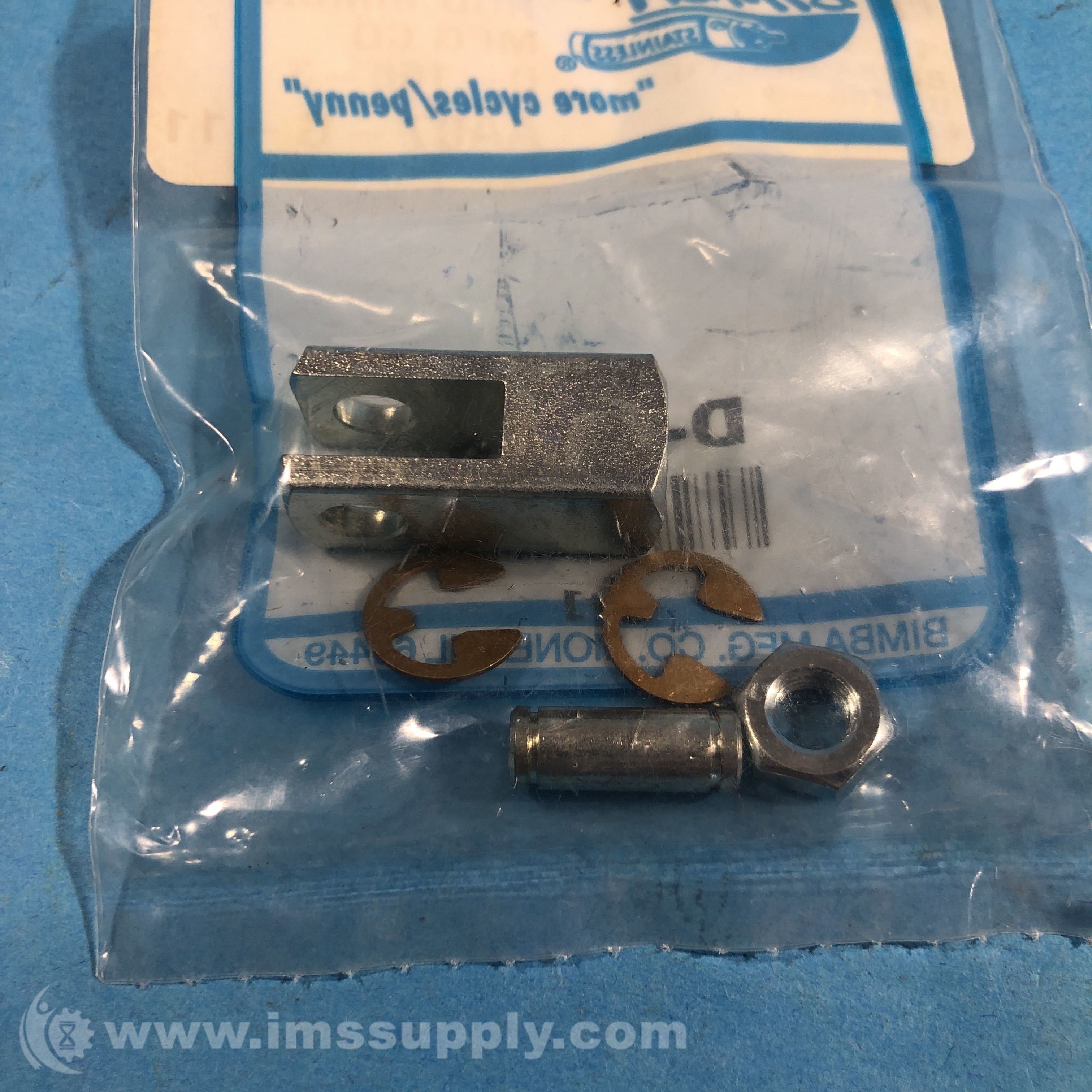 Bimba D-166-3 Rod Clevis for Cyl. - for 3/4 Bore (B3/4) - IMS Supply