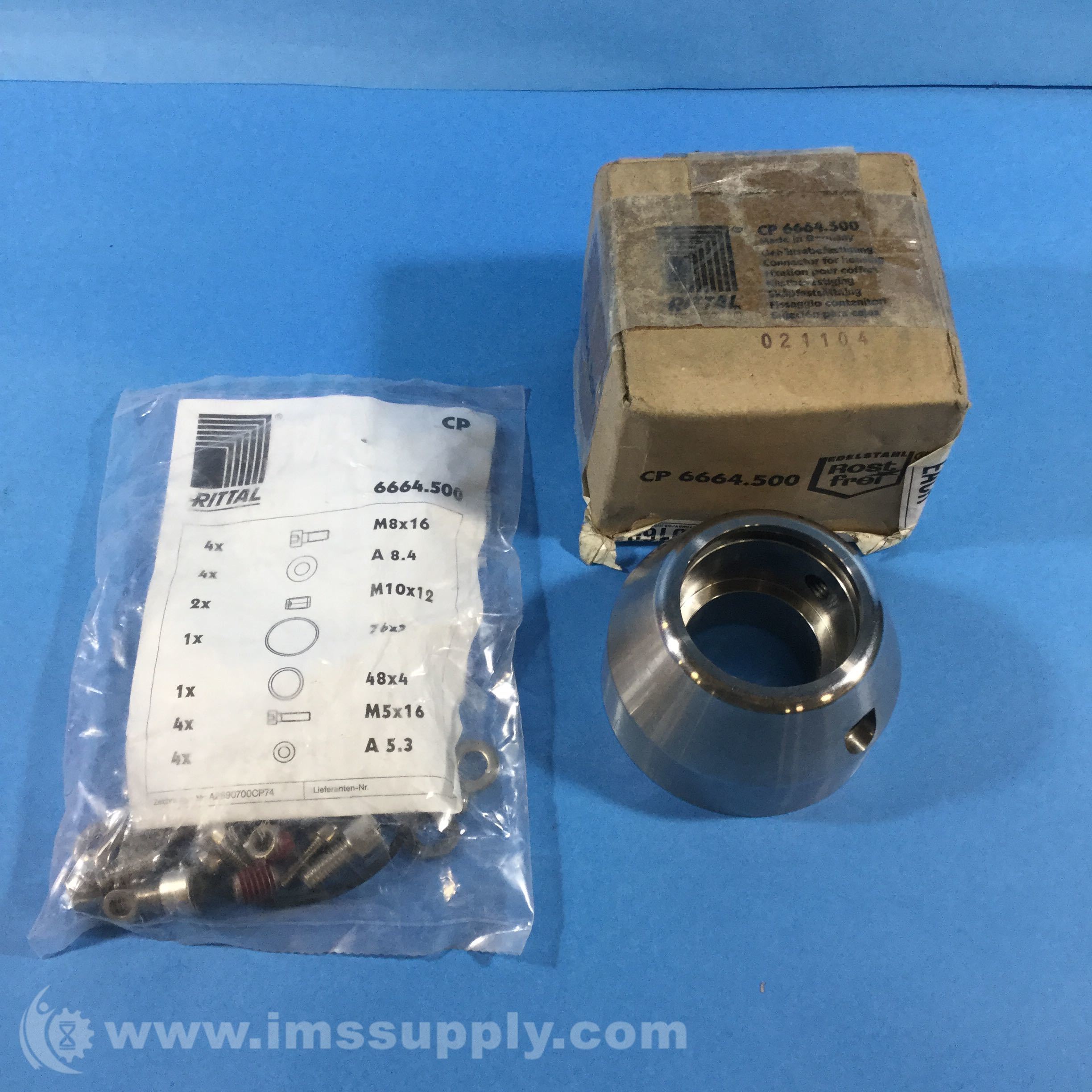 Rittal 6664.500 Stainless Steel Mounting Bracket - IMS Supply