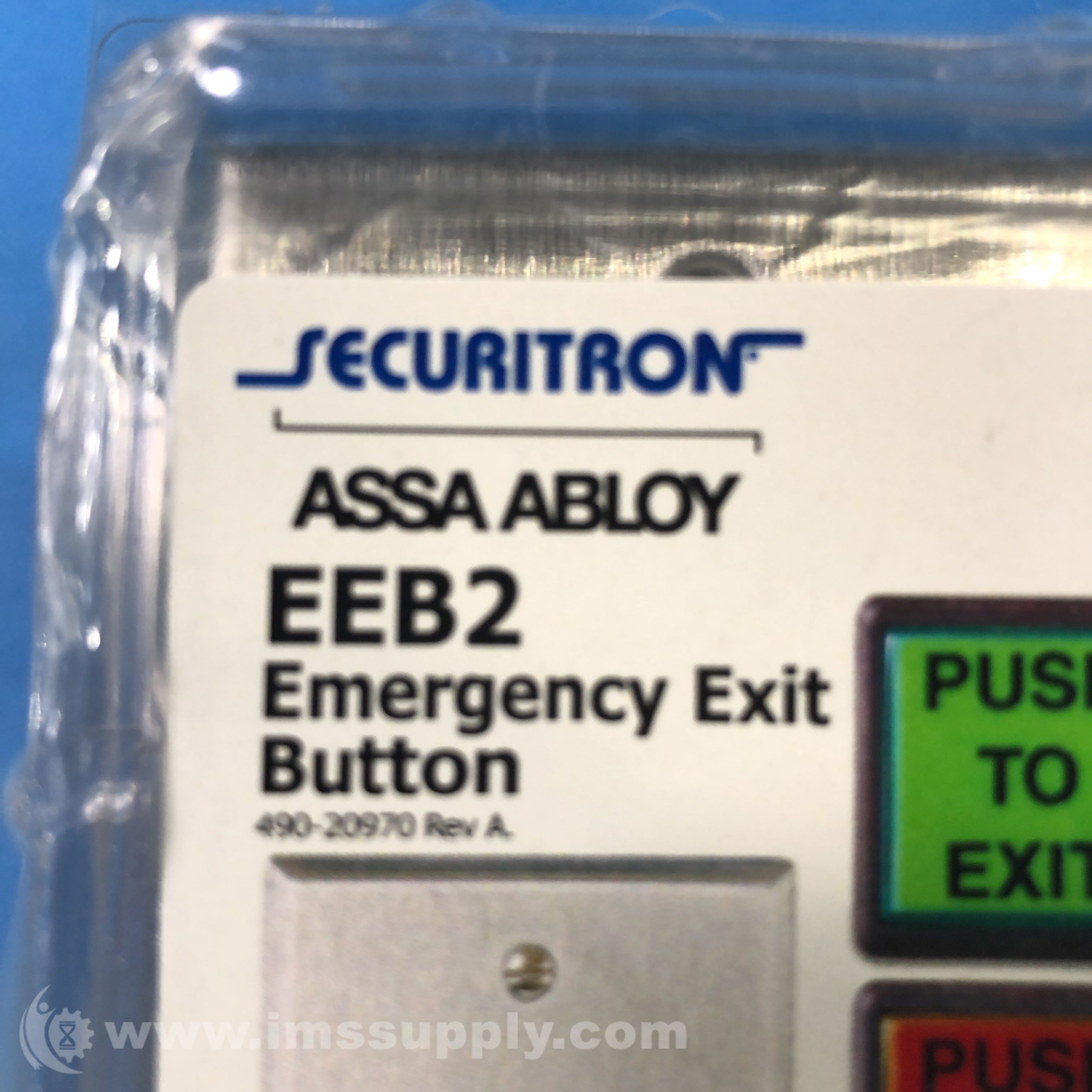 Securitron 490-20970 EEB2 Emergency Exit Button - IMS Supply
