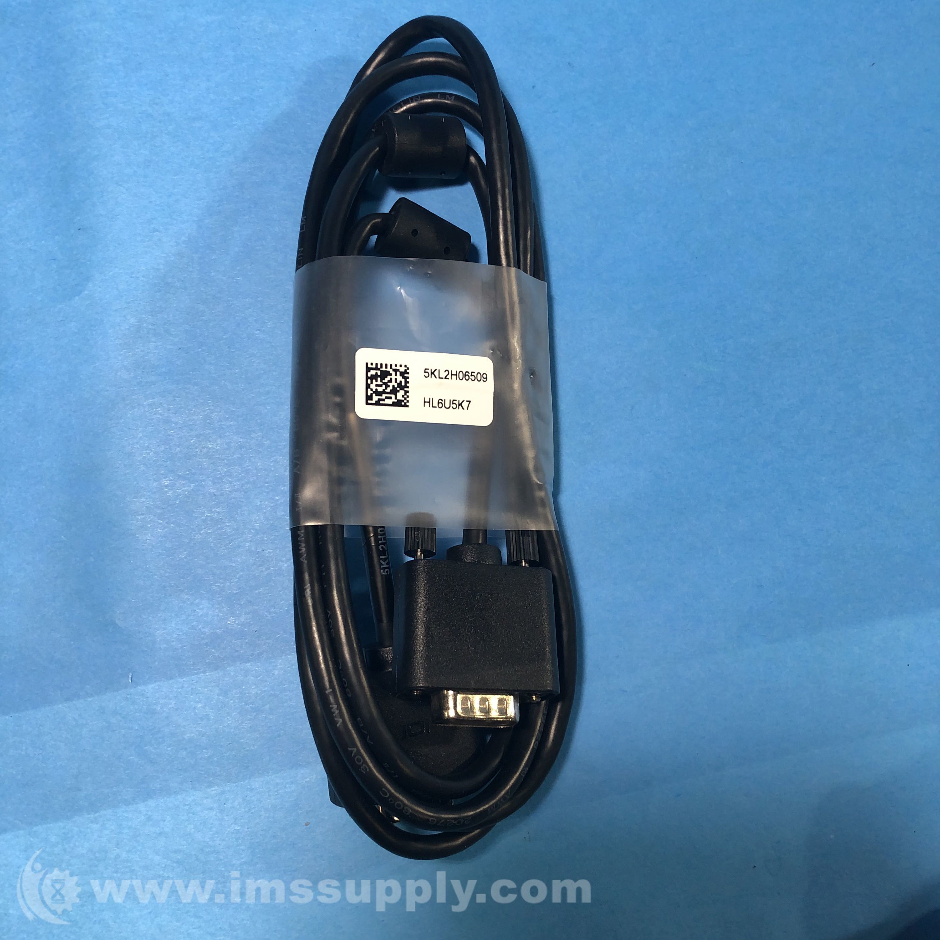 Dell 5KL2H06509 6 Feet Male to Male 15 Pin VGA Cable - IMS Supply