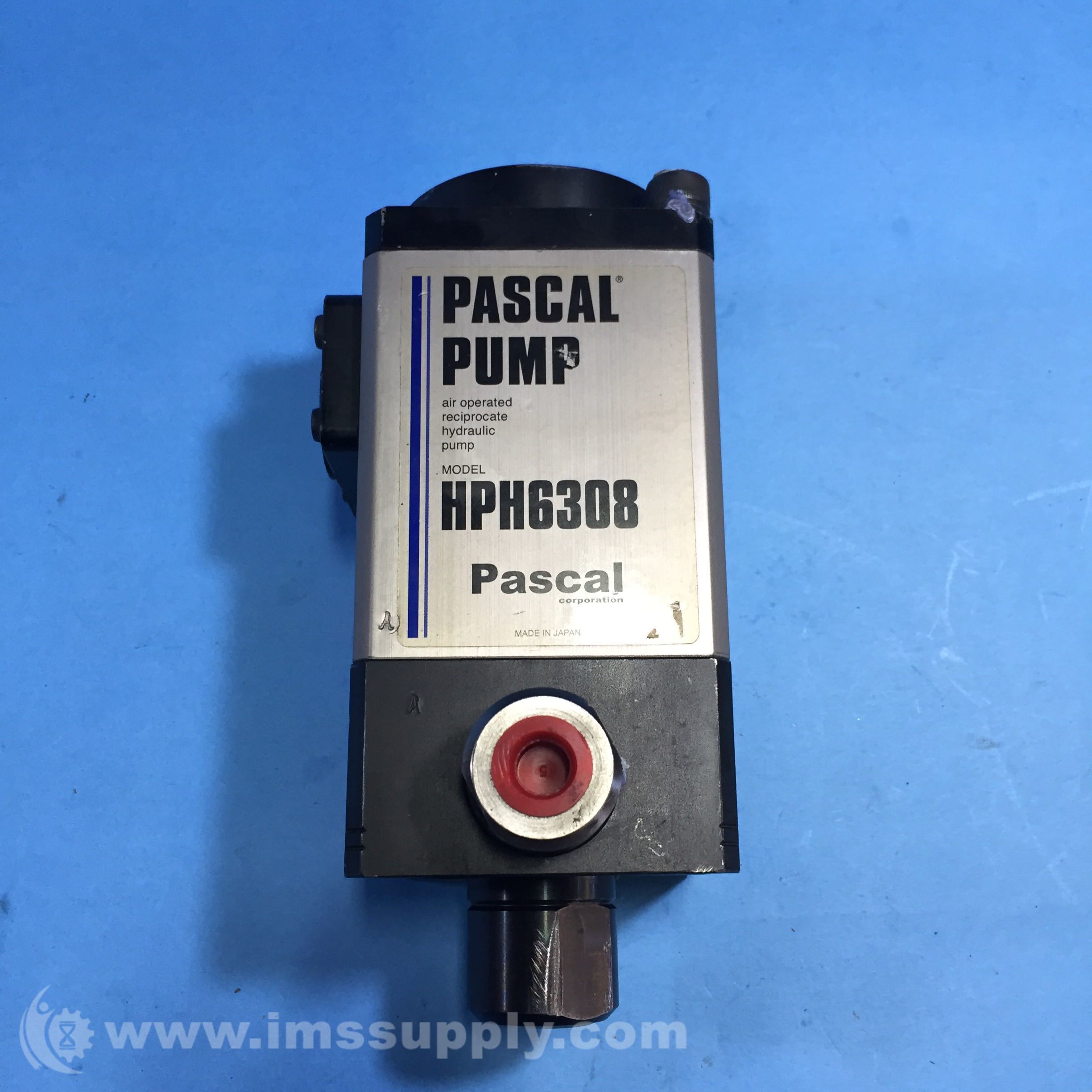 Pascal HPH6308 Air Operated Reciprocate Hydraulic Pump - IMS Supply