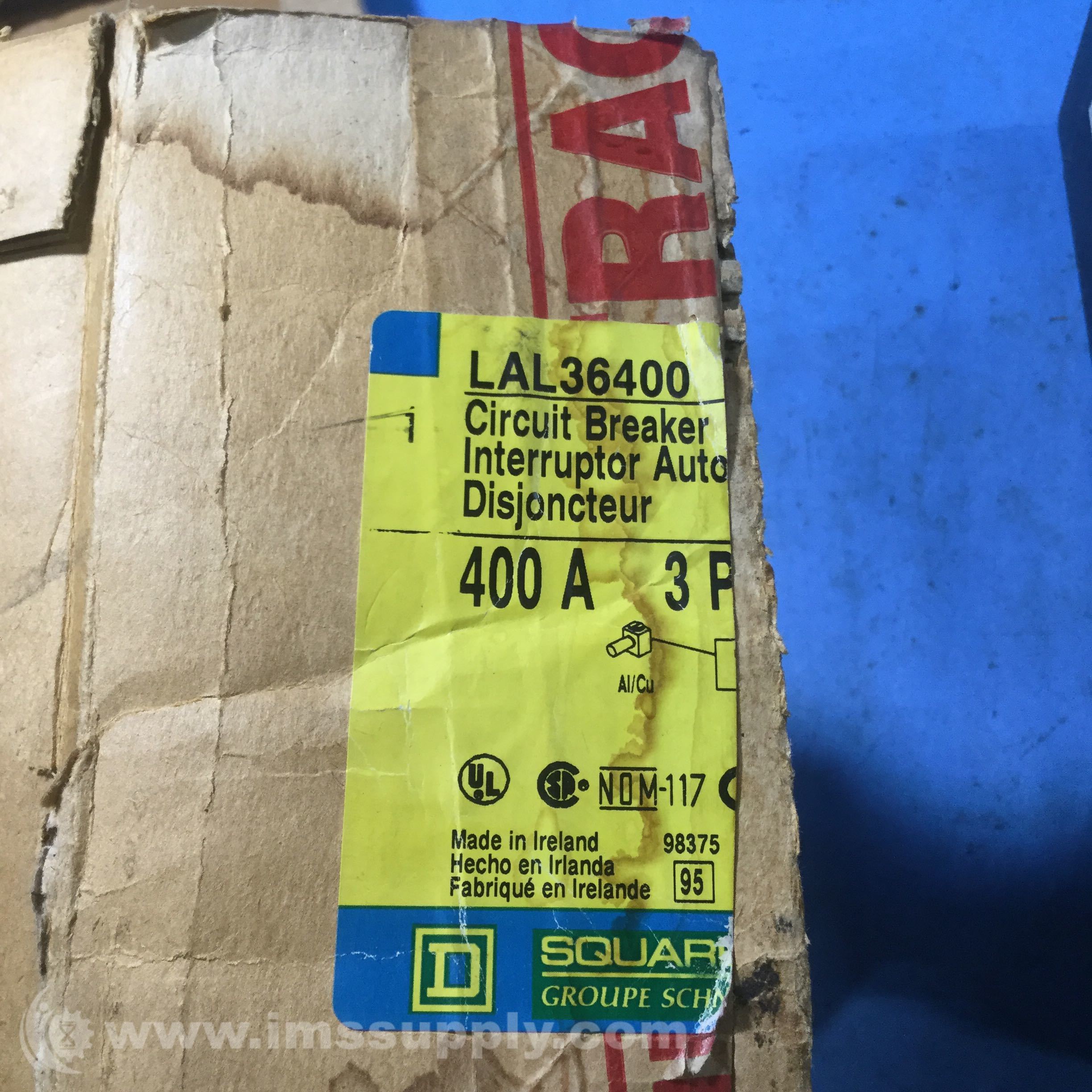 Square D LAL36400 Molded Case Circuit Breaker - IMS Supply